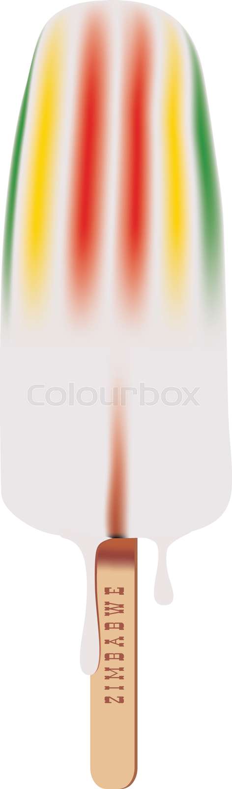Ice Cream Zimbabwe Stock Vector Colourbox