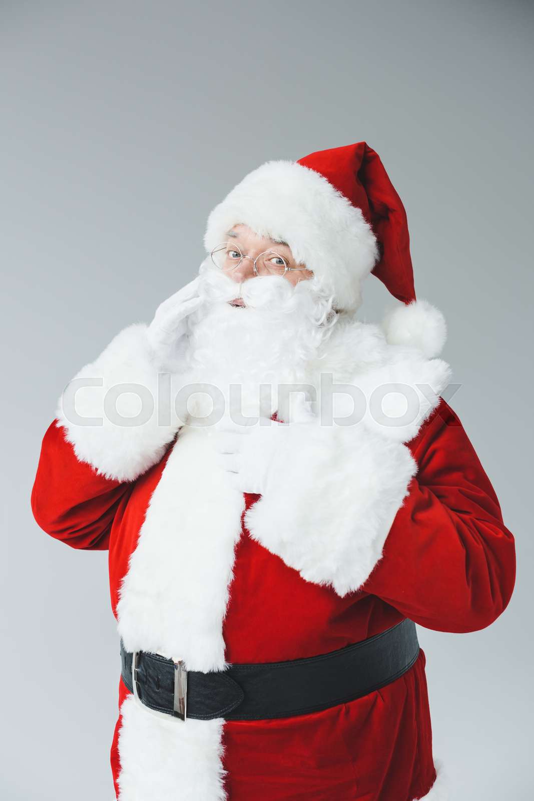 santa in traditional costume | Stock image | Colourbox