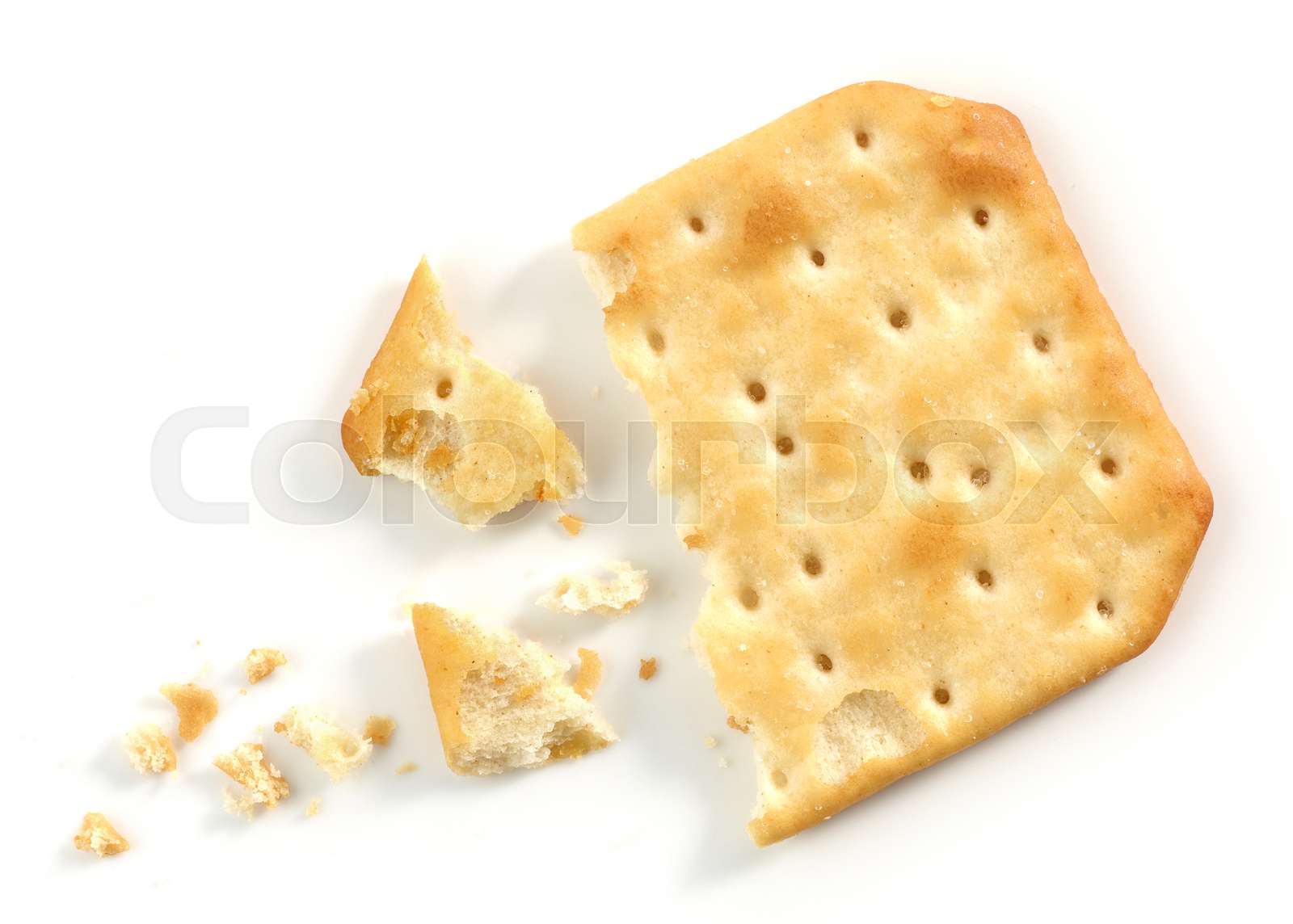 pieces and crumbs of cracker | Stock image | Colourbox