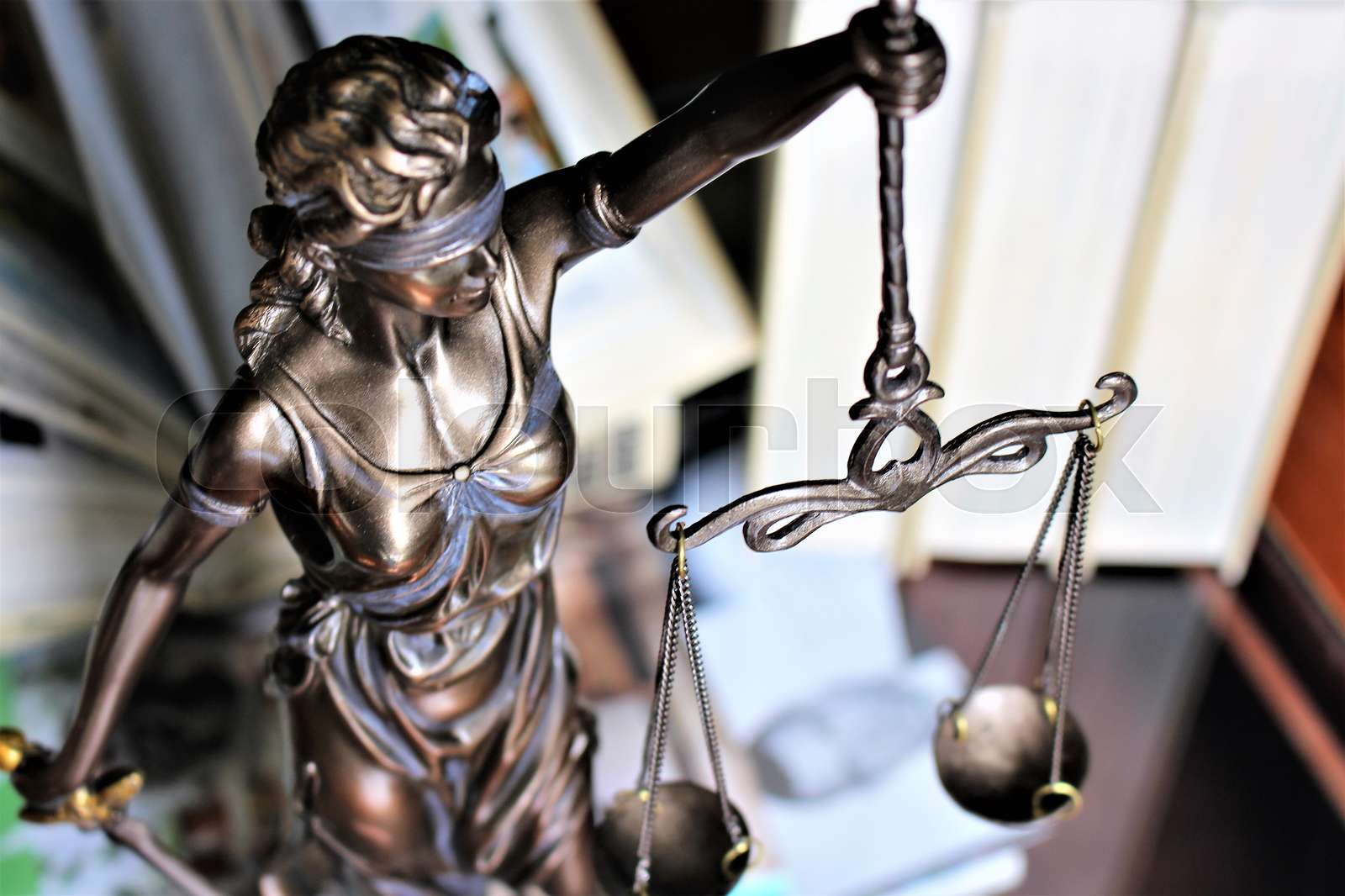 An Image of justice - justitia | Stock Bild | Colourbox