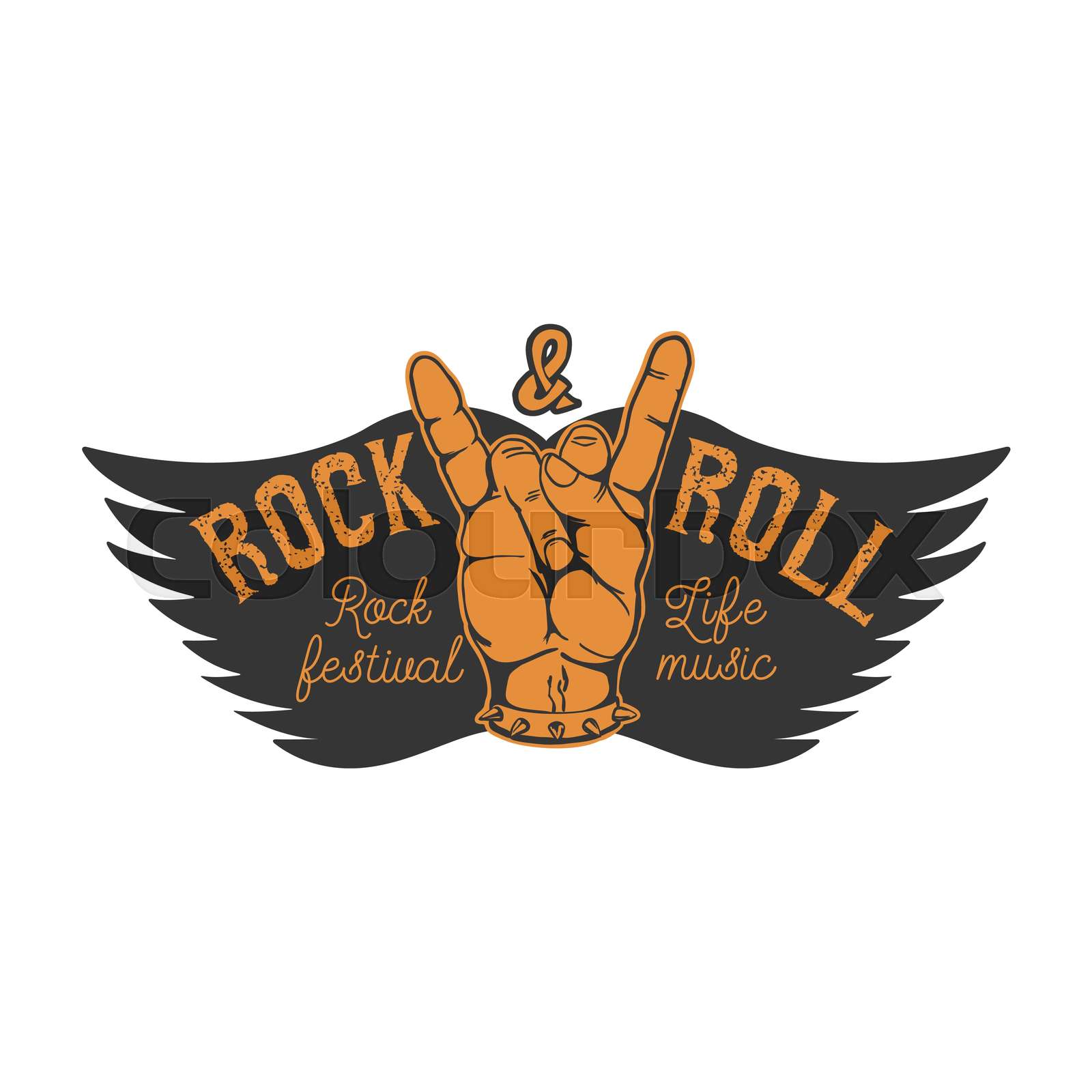 Rock N Roll Logo Design
