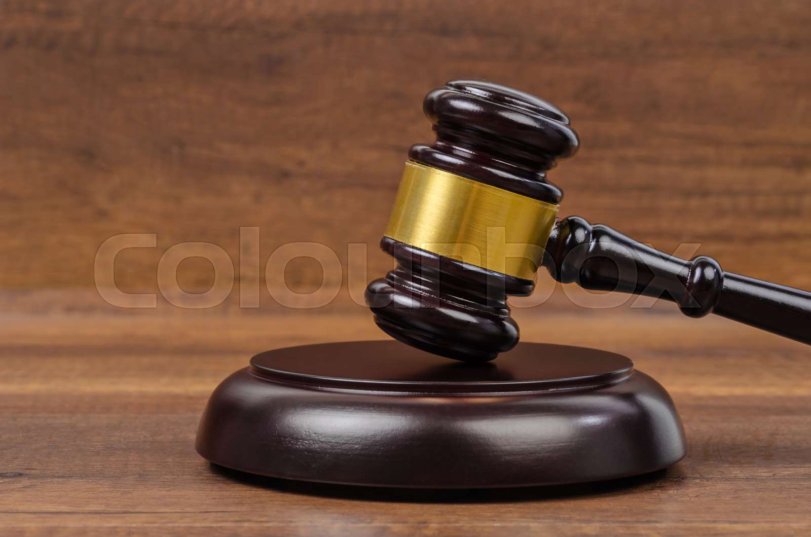 Wooden gavel. | Stock image | Colourbox