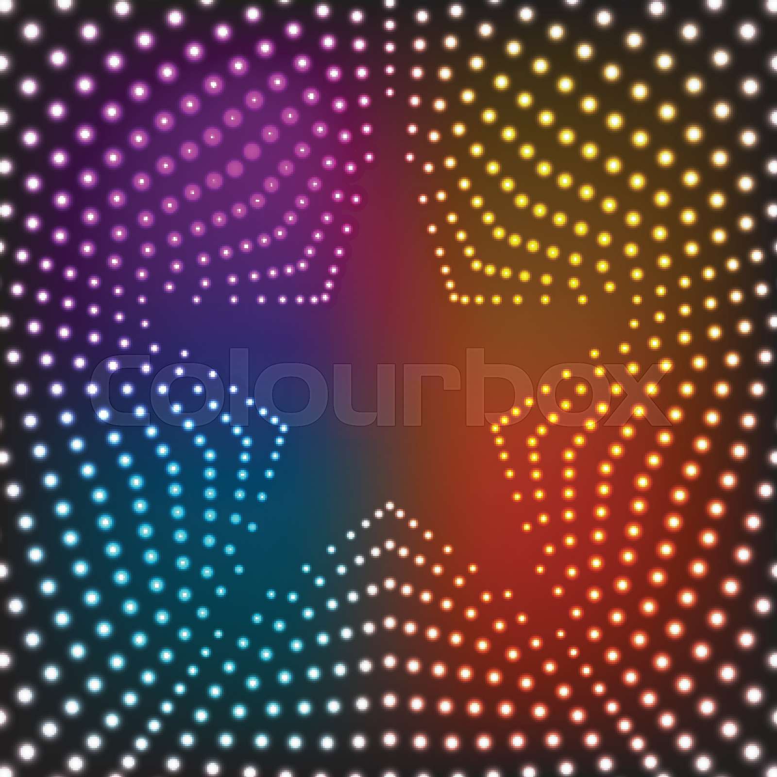 Neon infinity star border with light effects | Stock vector | Colourbox