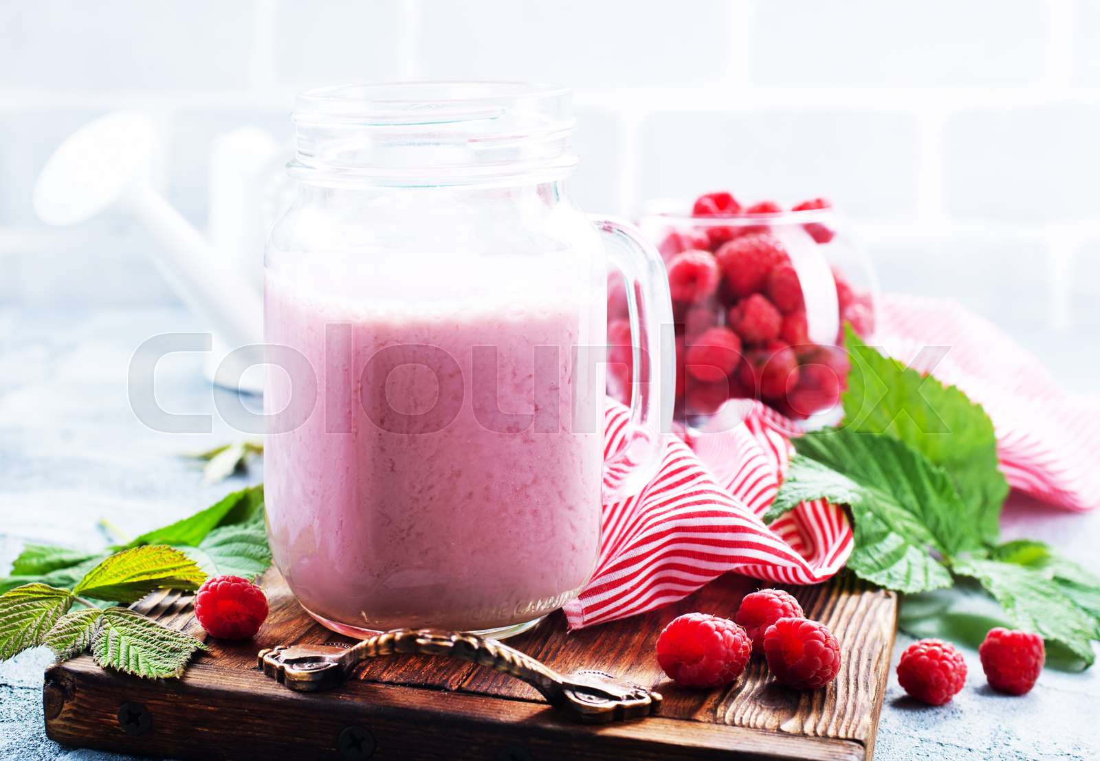 Raspberry Smoothie | Stock image | Colourbox