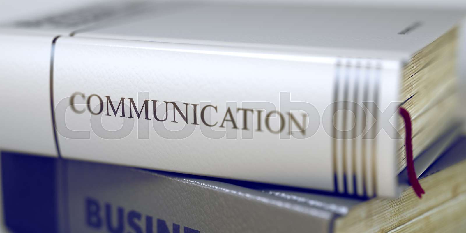 Book Title of Communication. 3D. | Stock image | Colourbox