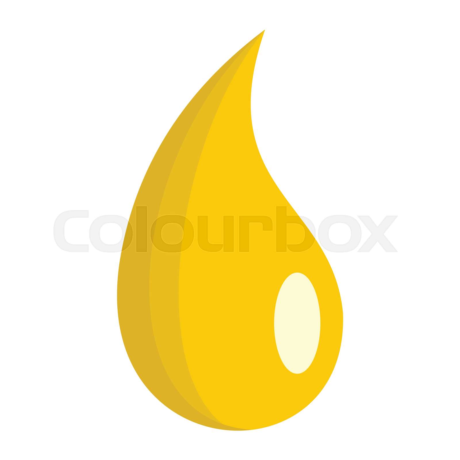Honey drop icon in flat style vector illustration for design and web ...