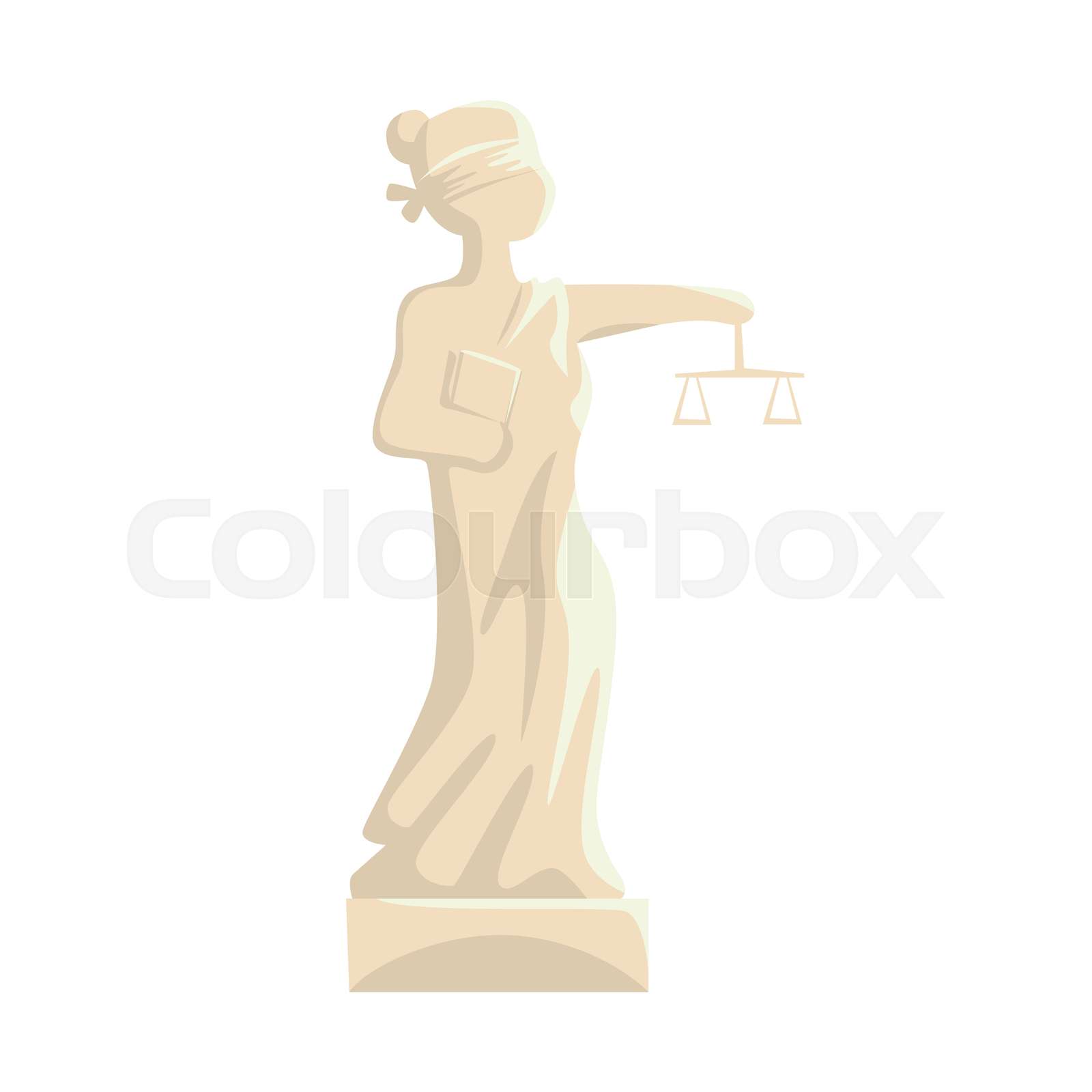 standbild, justitia, justiz | Stock-Vektor | Colourbox