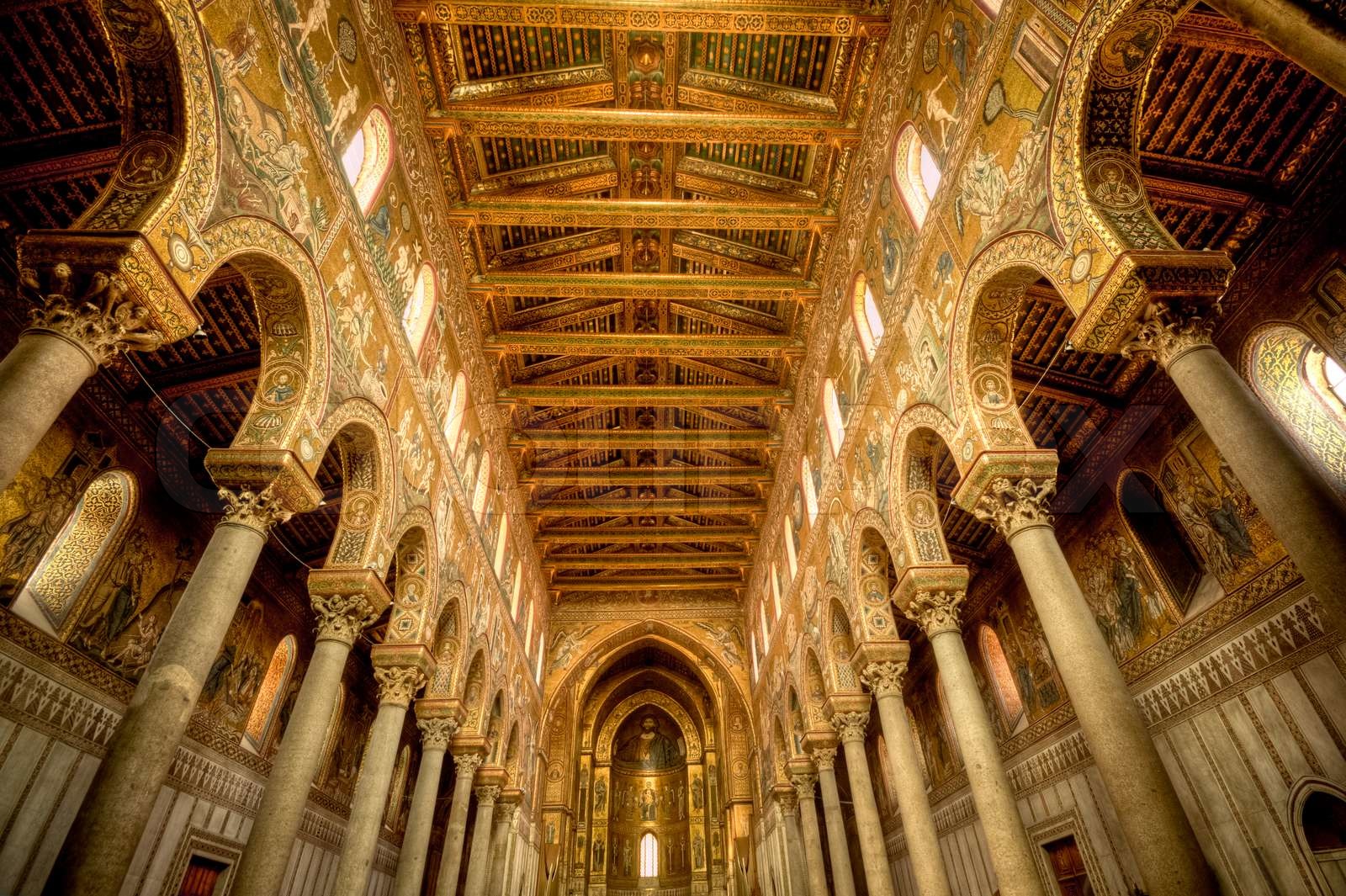 Innenarchitektur Design von Kirche , Italien | Stock Bild | Colourbox