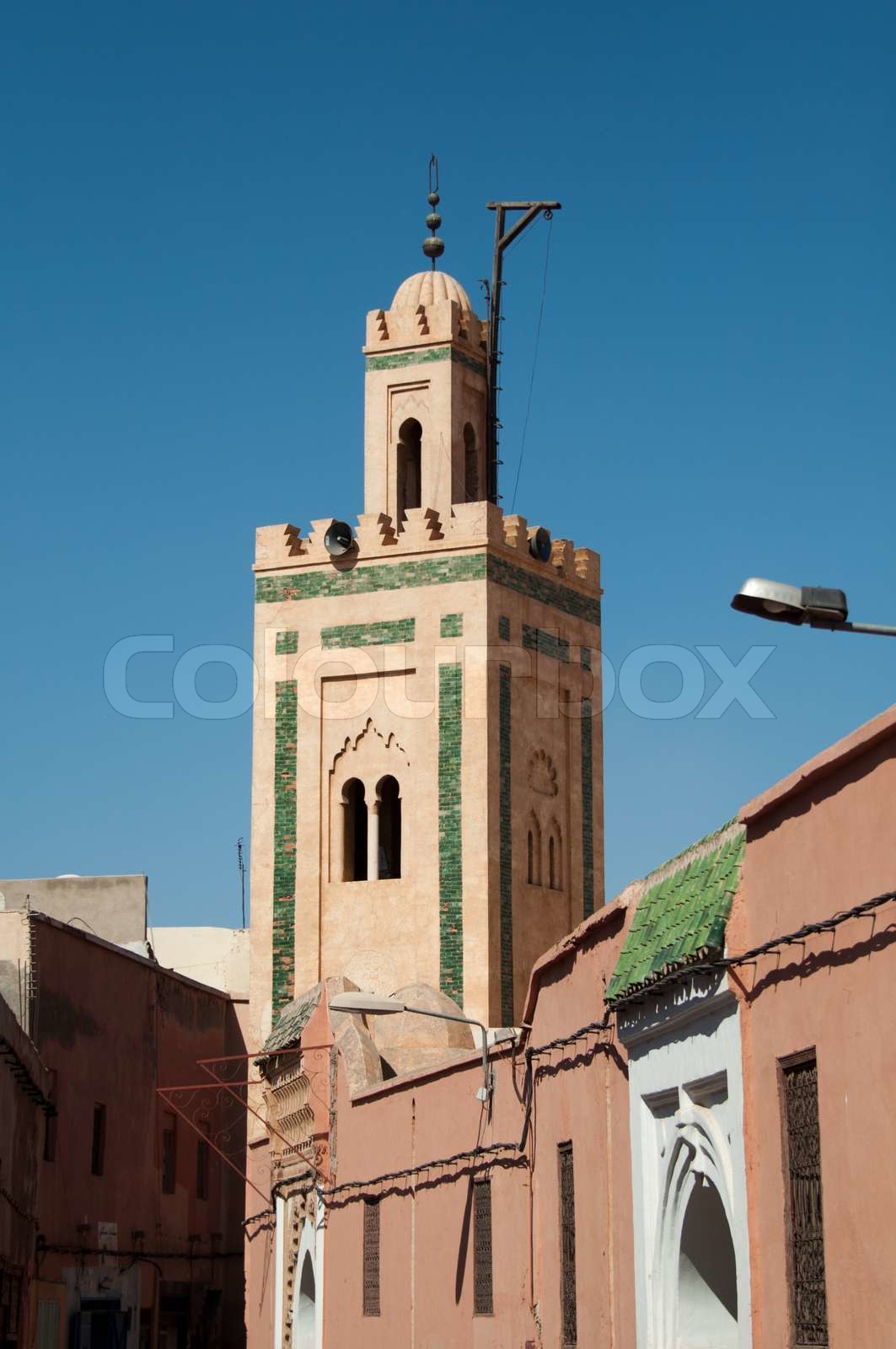 Kleine Moschee in der Medina von Marrakesch, Marokko | Stock Bild ...