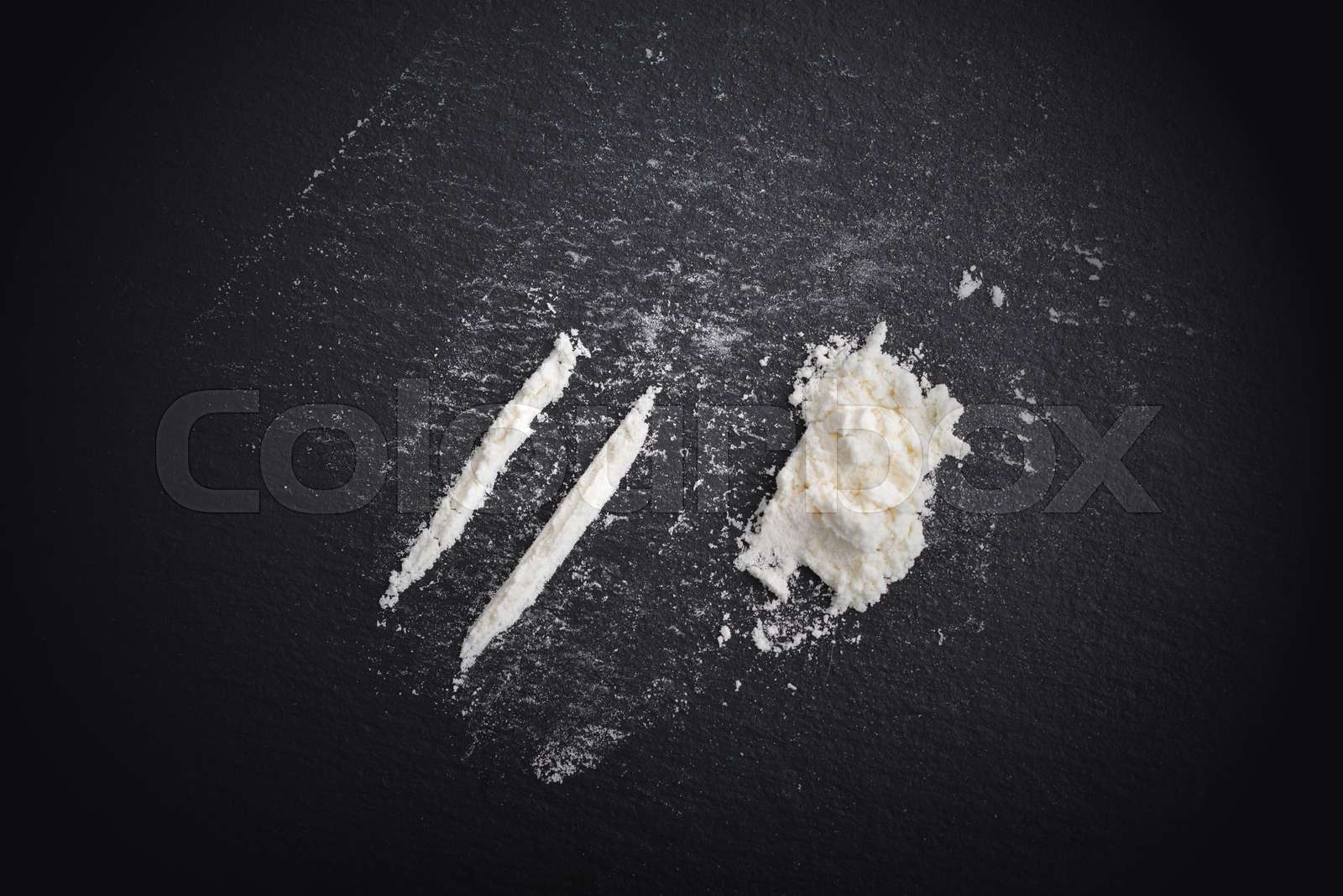 kokain, arznei, pulver | Stock Bild | Colourbox