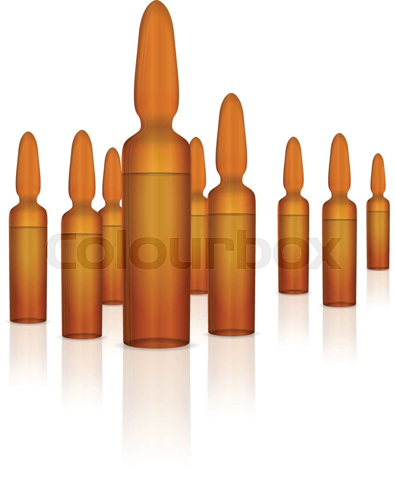 Medical ampules | Stock vector | Colourbox