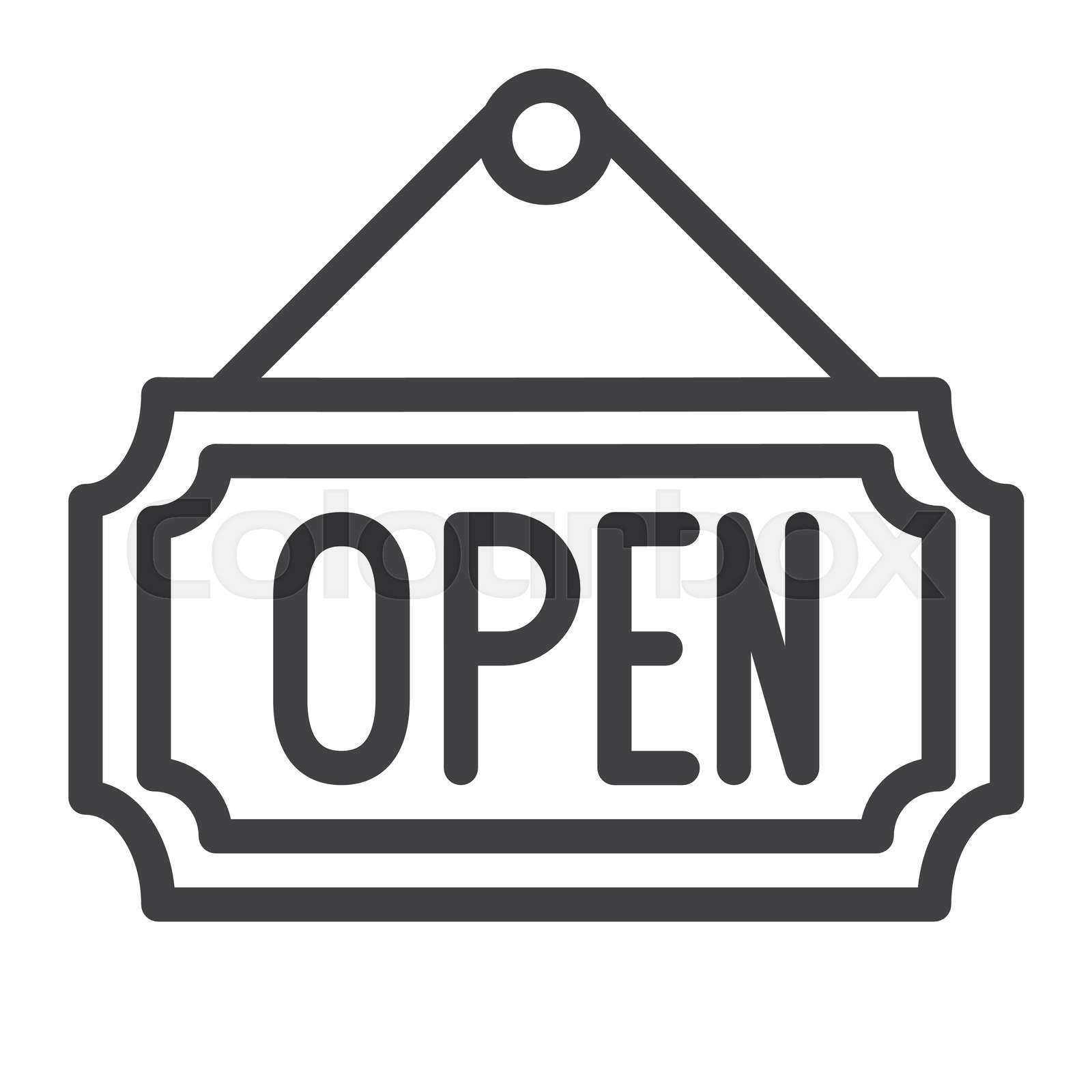 Open Sign Icon