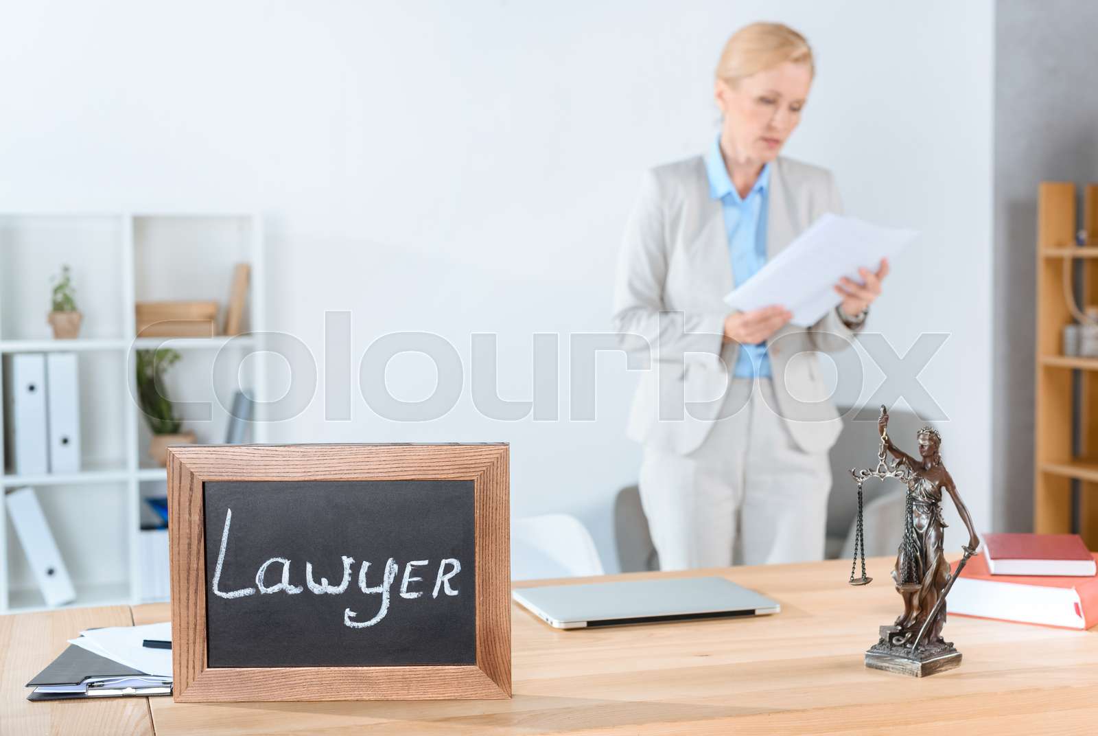lawyer workplace | Stock image | Colourbox