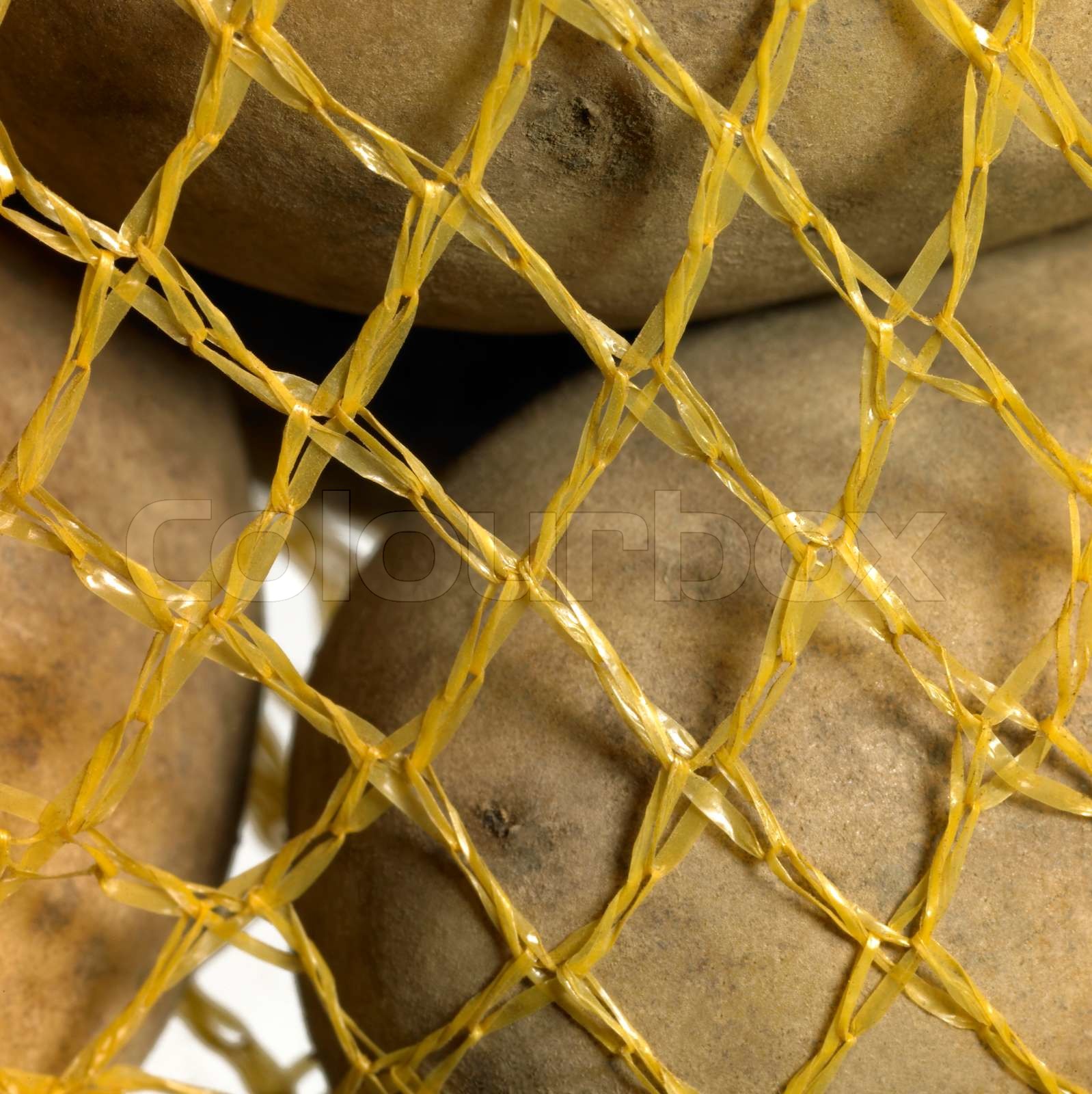 potatoes in a net | Stock image | Colourbox
