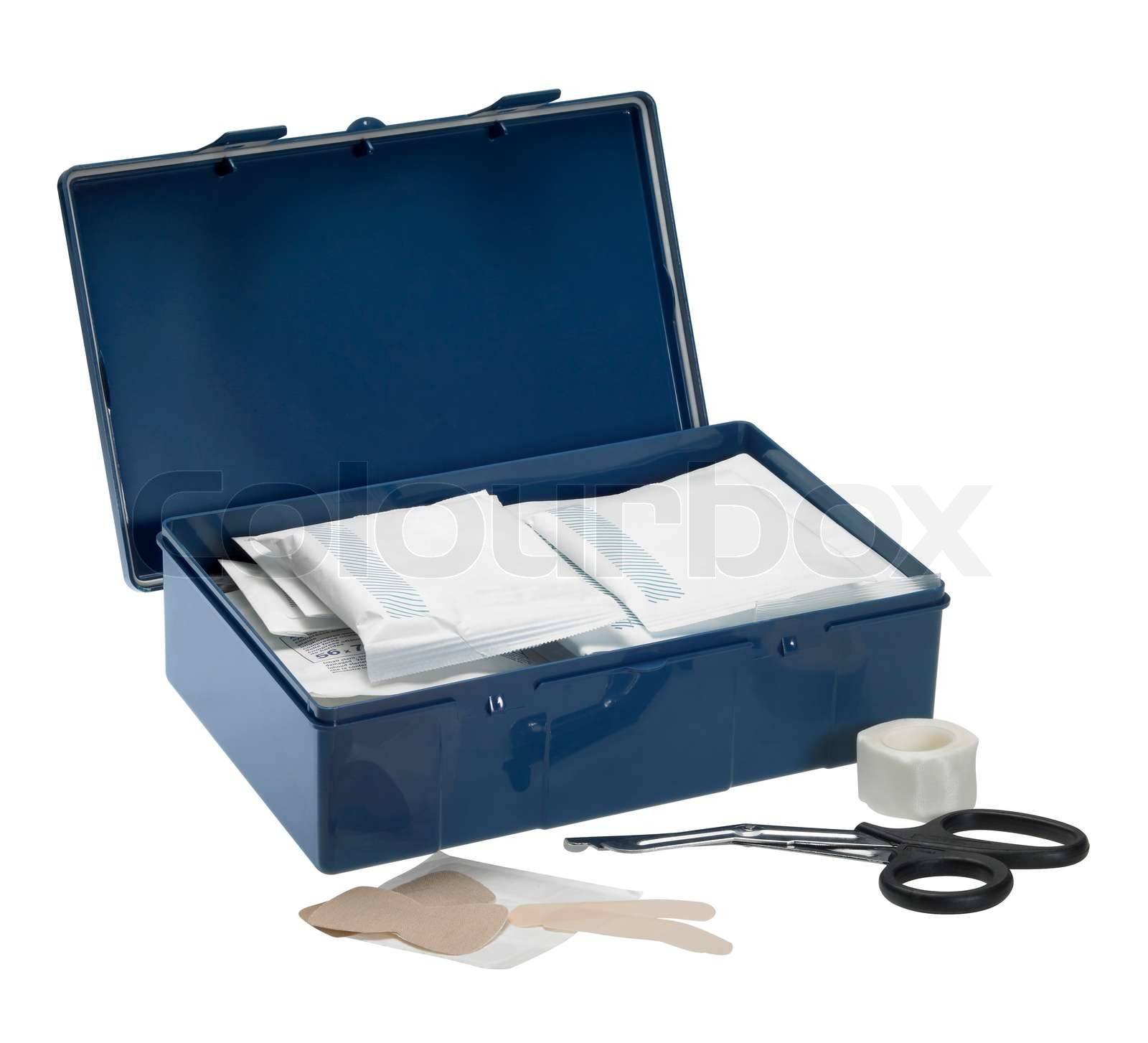 offene Verbandskasten | Stock Bild | Colourbox