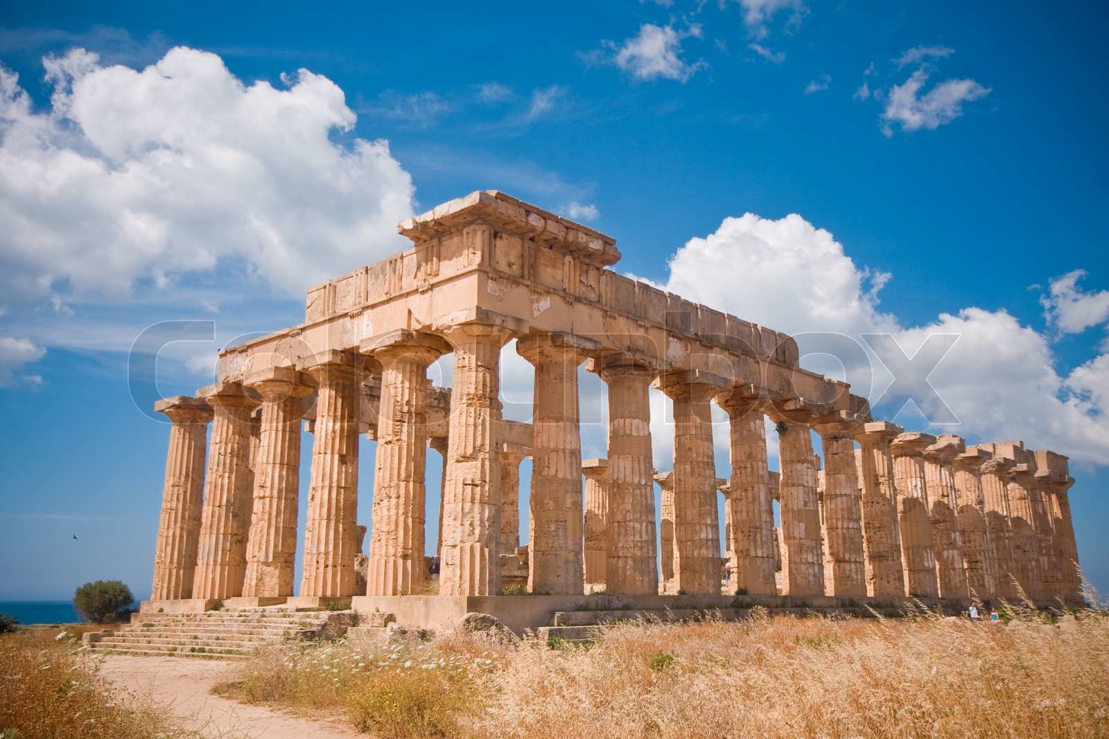Ruinen griechischer Tempel , Selinunte , Sizilien, Italien | Stock Bild ...