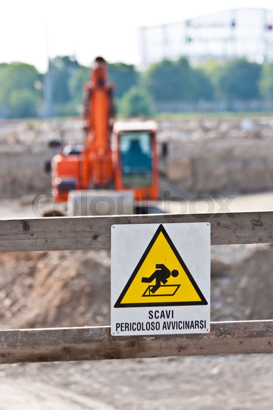 Work in progress: danger | Stock image | Colourbox