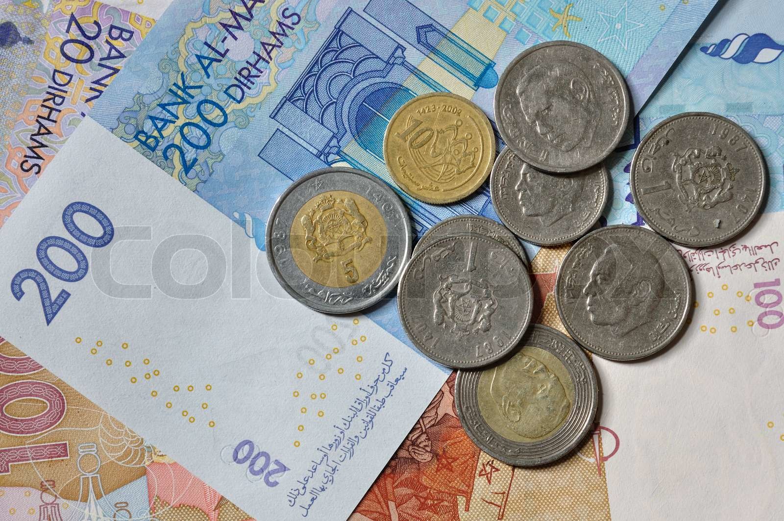 Moroccan Dirhams Stock Image Colourbox