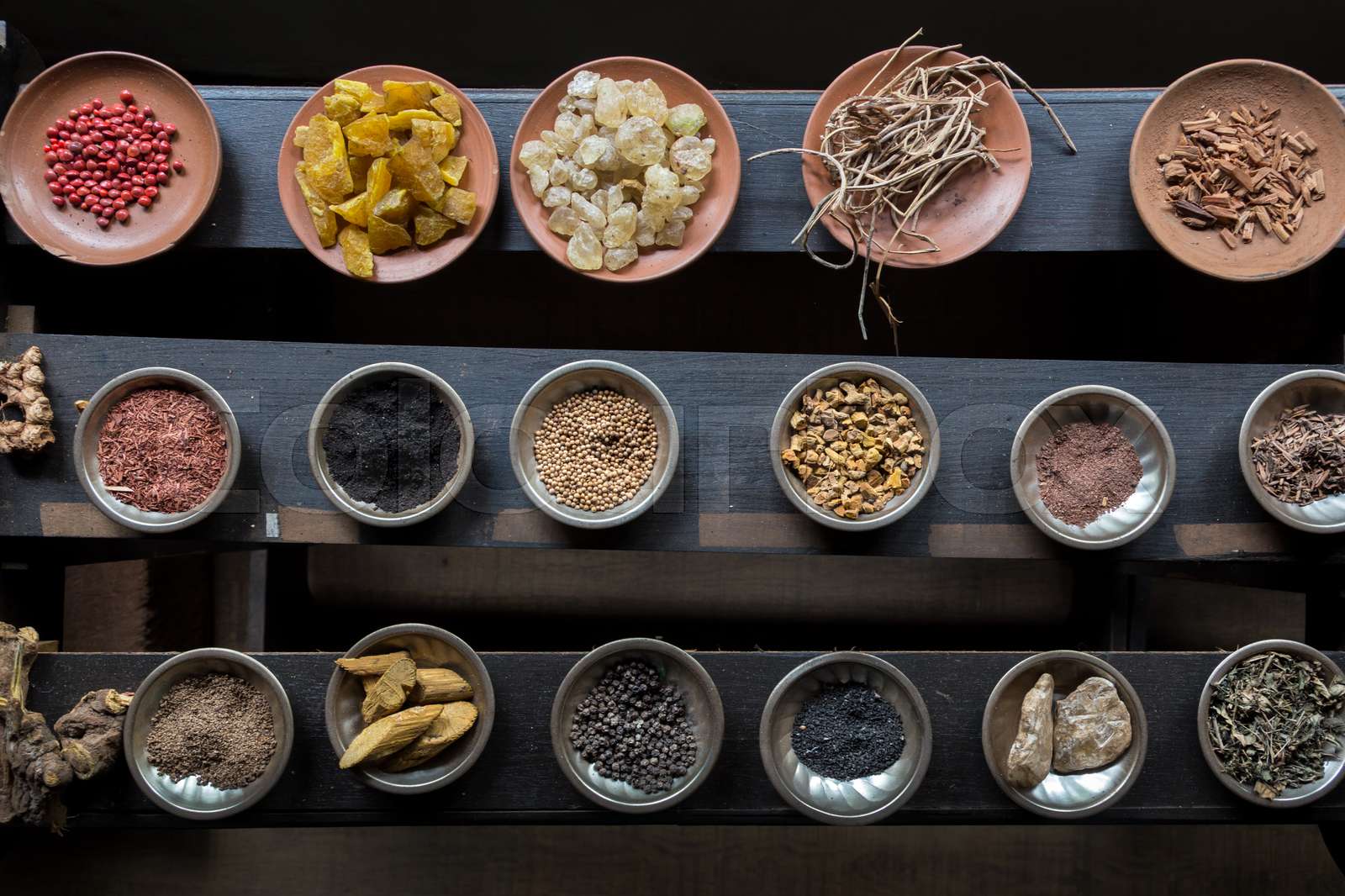 Various grinded spices | Stock image | Colourbox