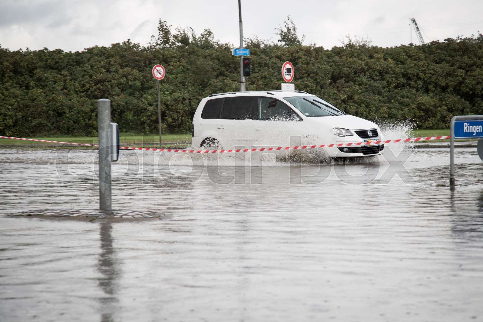 denmark, cloudburst, klimaforandring | Stock image | Colourbox