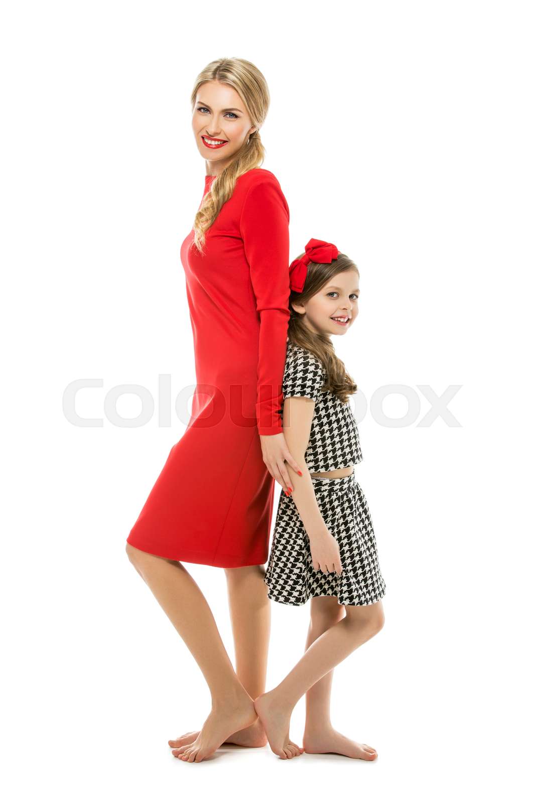 Beautiful Mother And Daughter Stock Image Colourbox