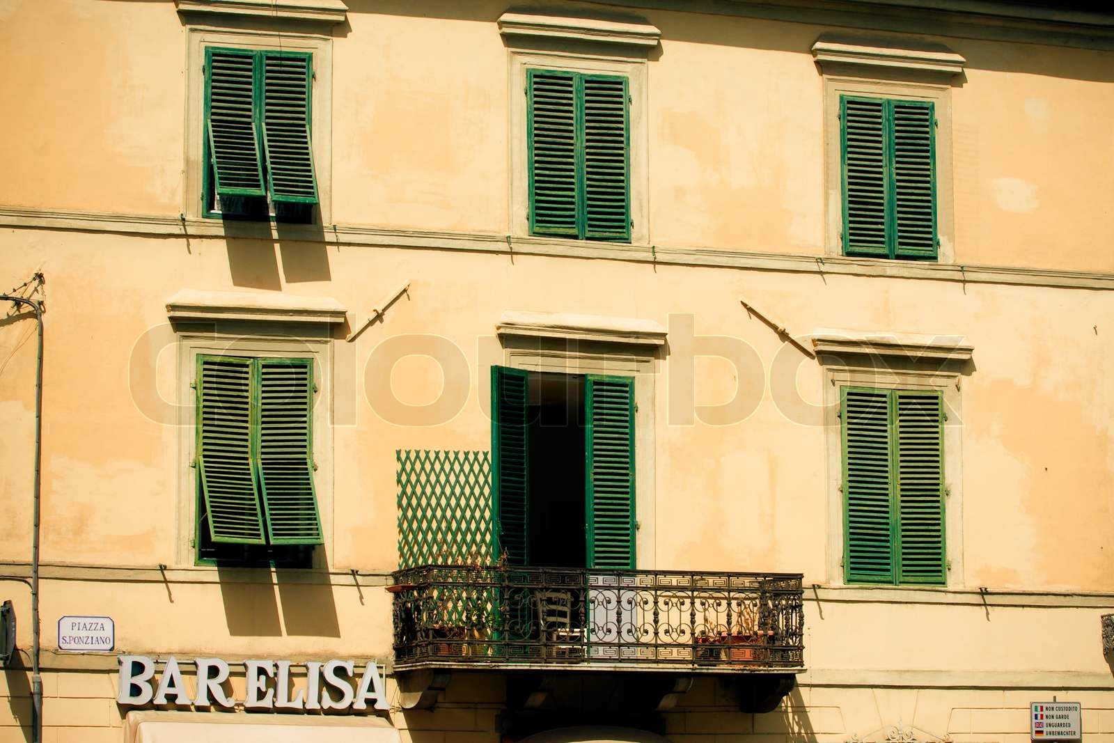 example of italian historic architecture | Stock image | Colourbox