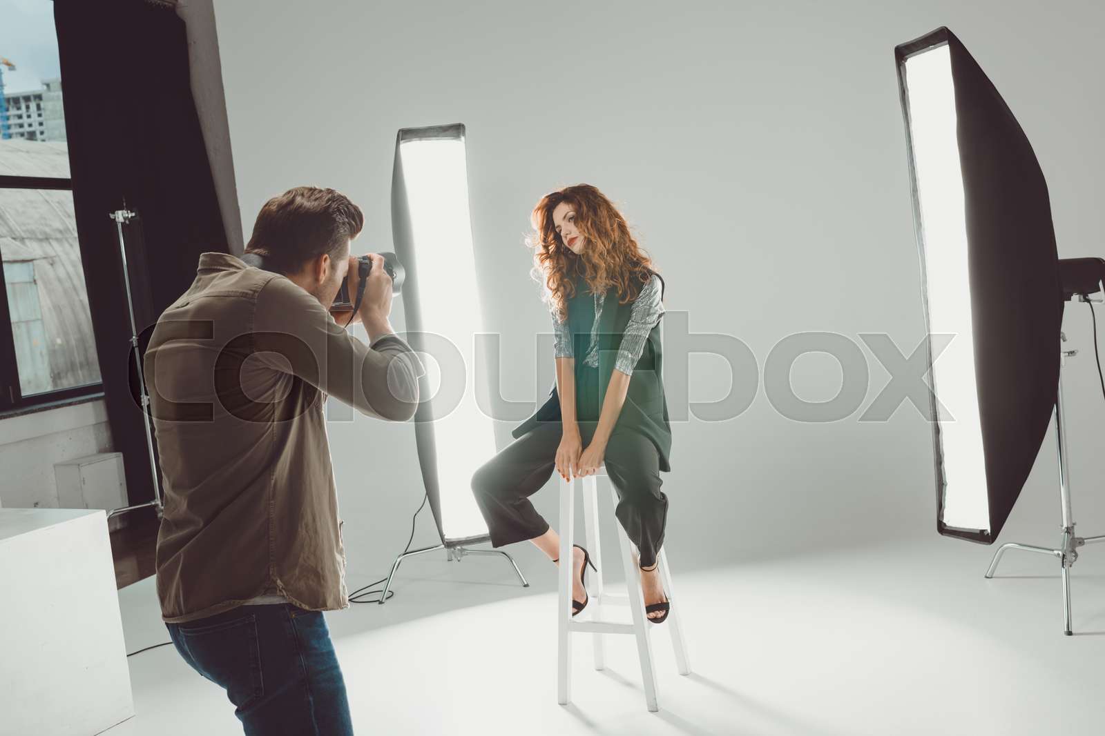 professional photo shoot | Stock image | Colourbox