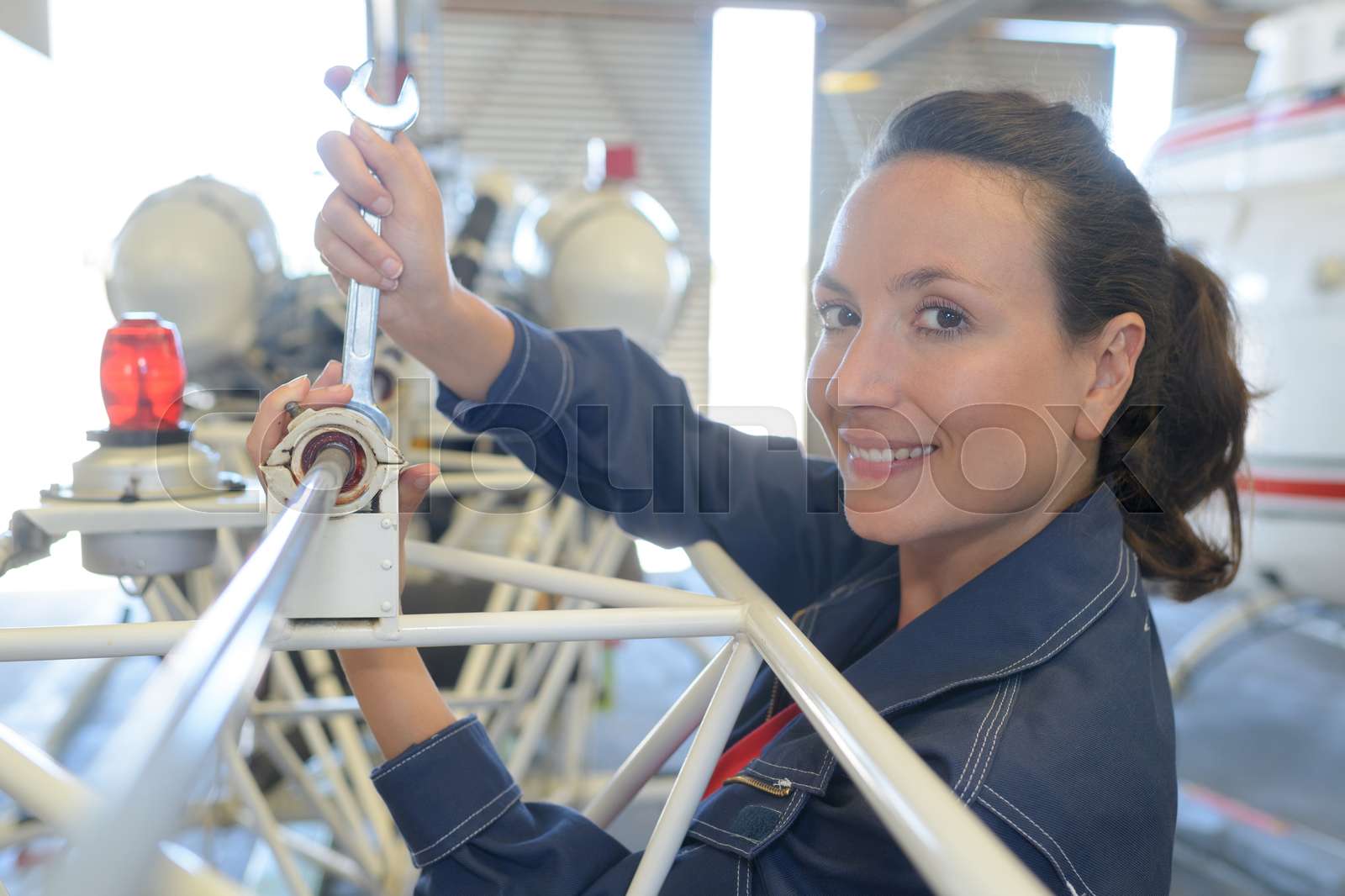 woman structural fitter | Stock image | Colourbox