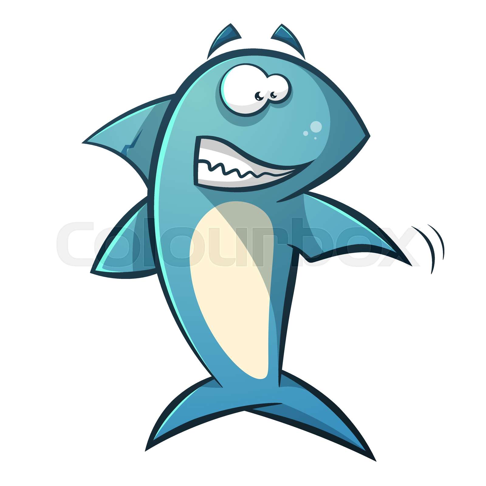 hai, cartoon, vektor | Stock-Vektor | Colourbox