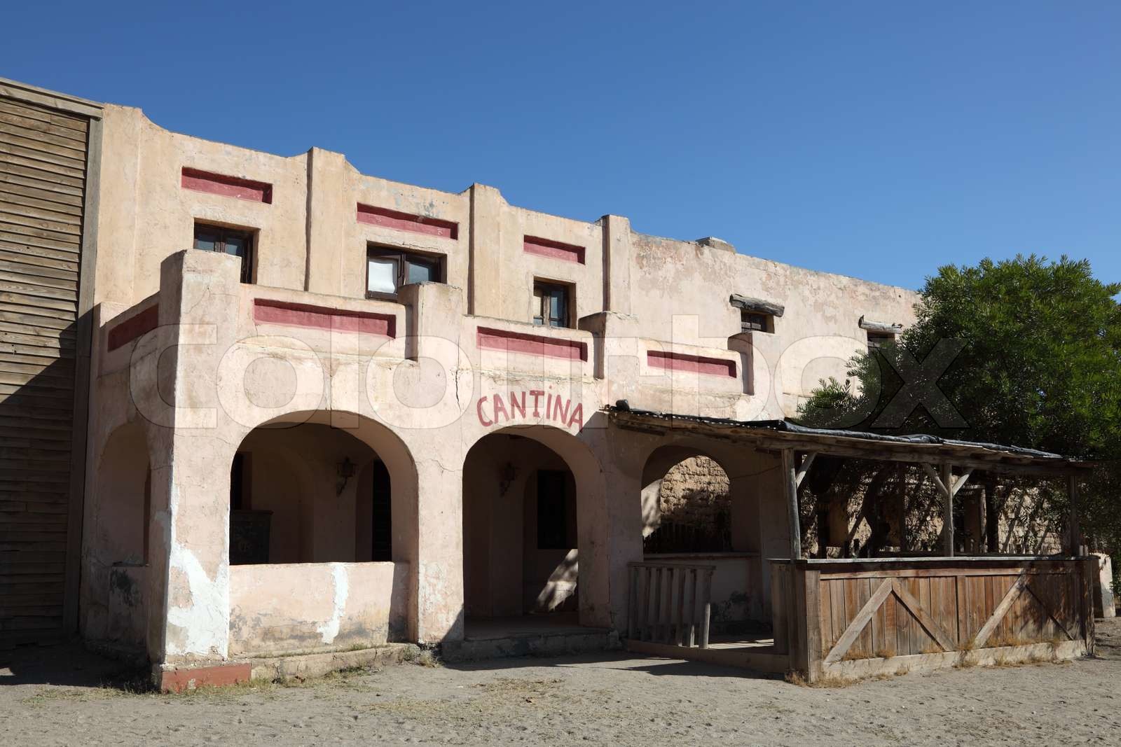 Cantina in an abandoned Mexican village | Stock image | Colourbox