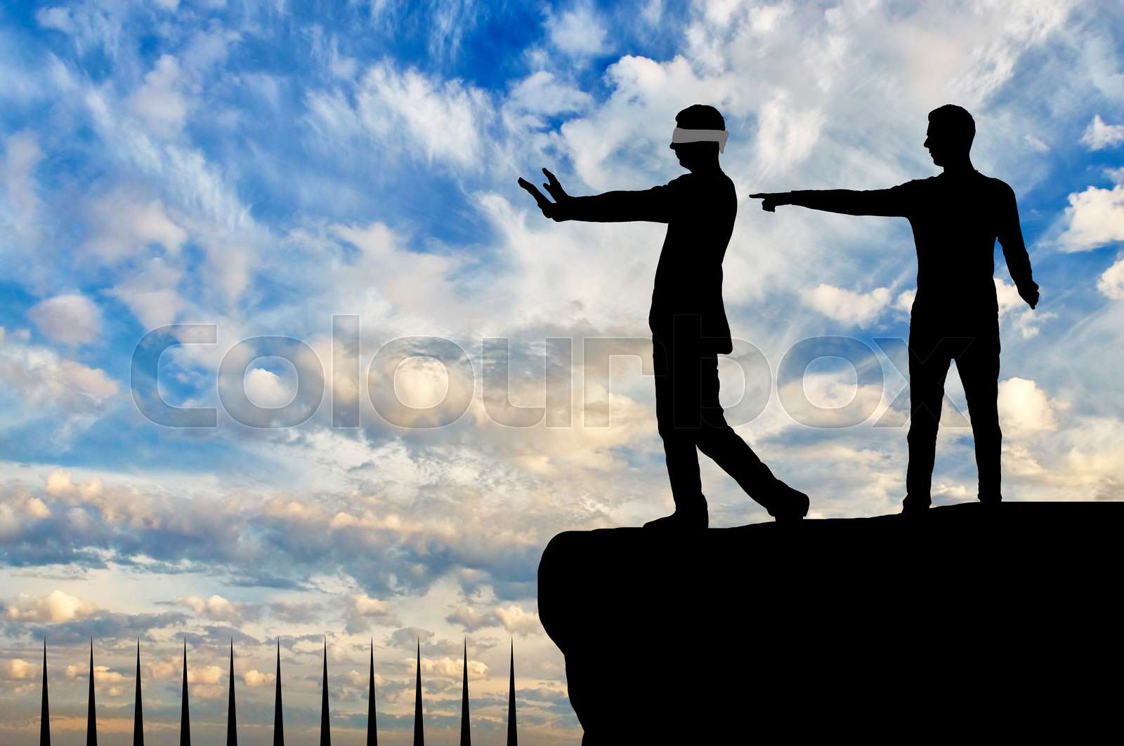 Concept of meanness and treachery | Stock image | Colourbox Concept of meanness and treachery | Stock image | Colourbox