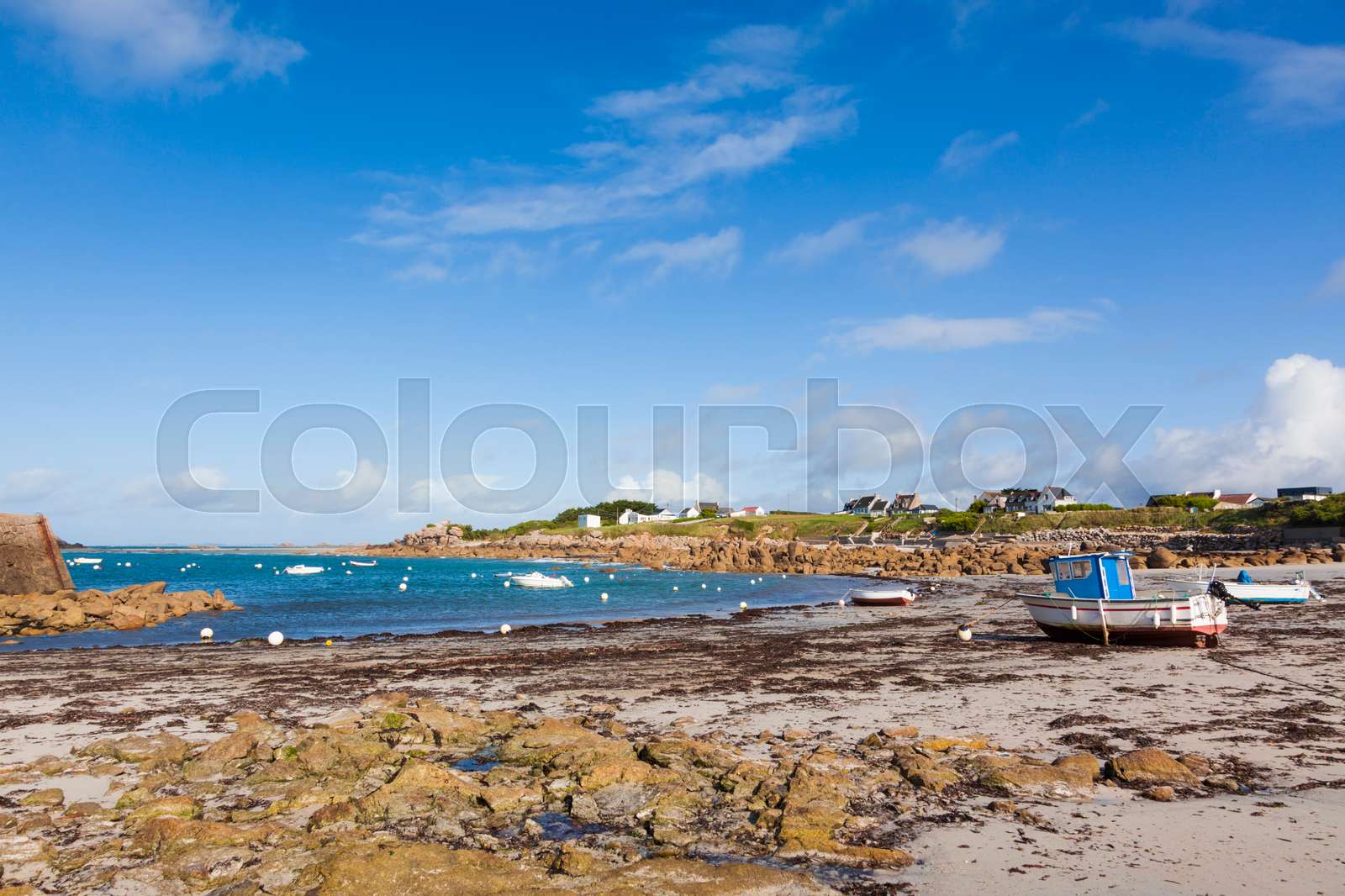 atlantisch, hafen, landschaft | Stock Bild | Colourbox