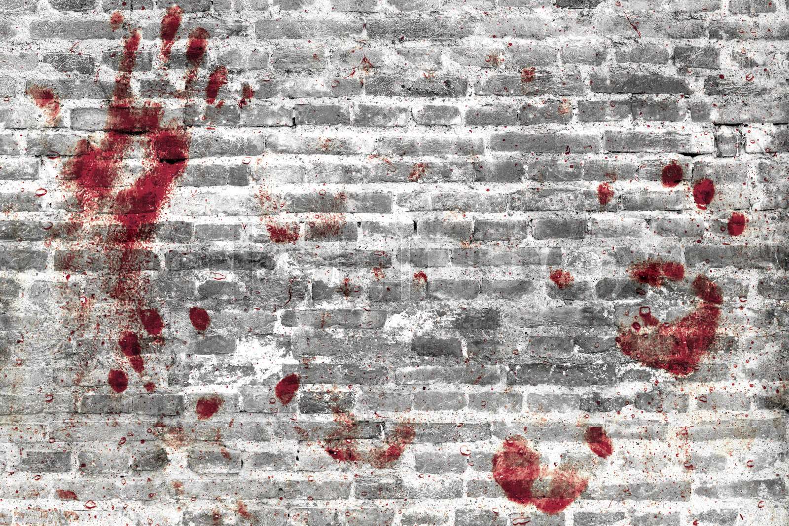 Bloody wall | Stock image | Colourbox