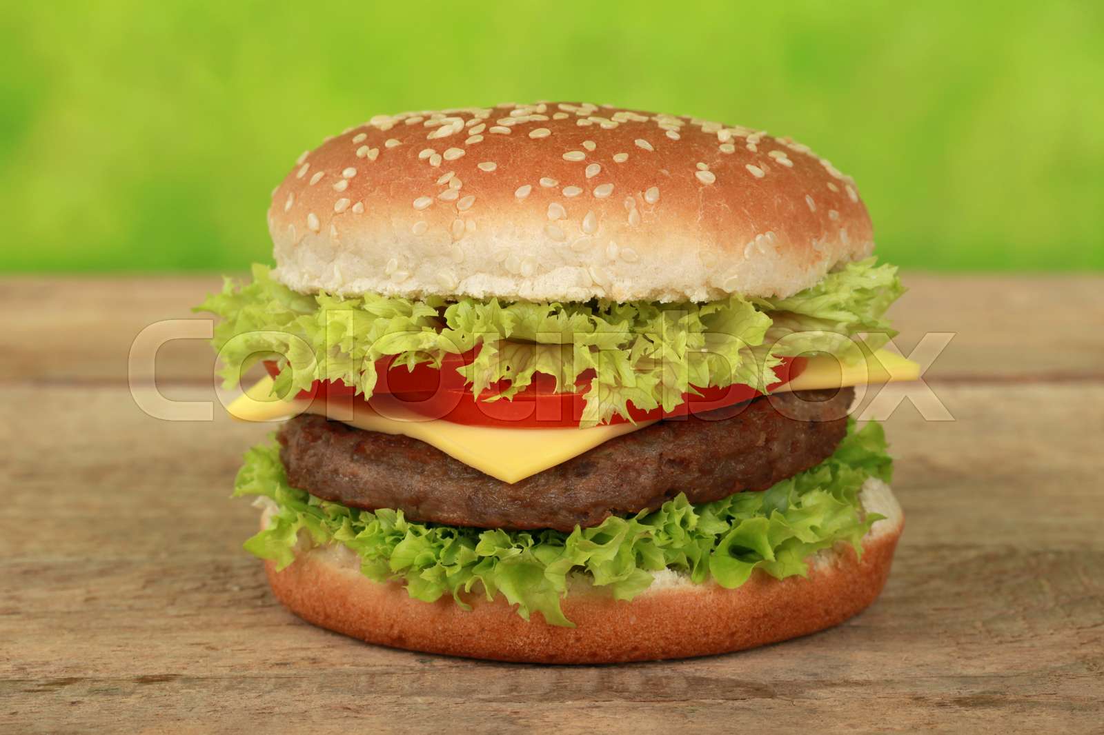 Cheeseburger | Stock image | Colourbox