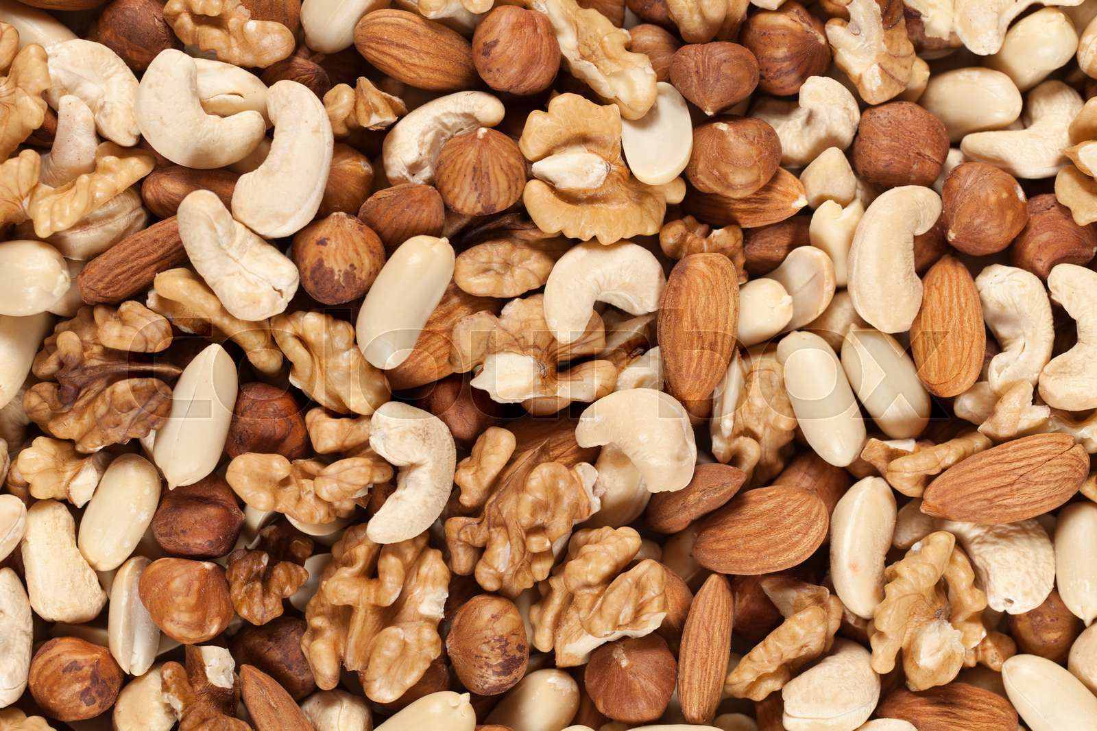 Collection of nuts | Stock image | Colourbox