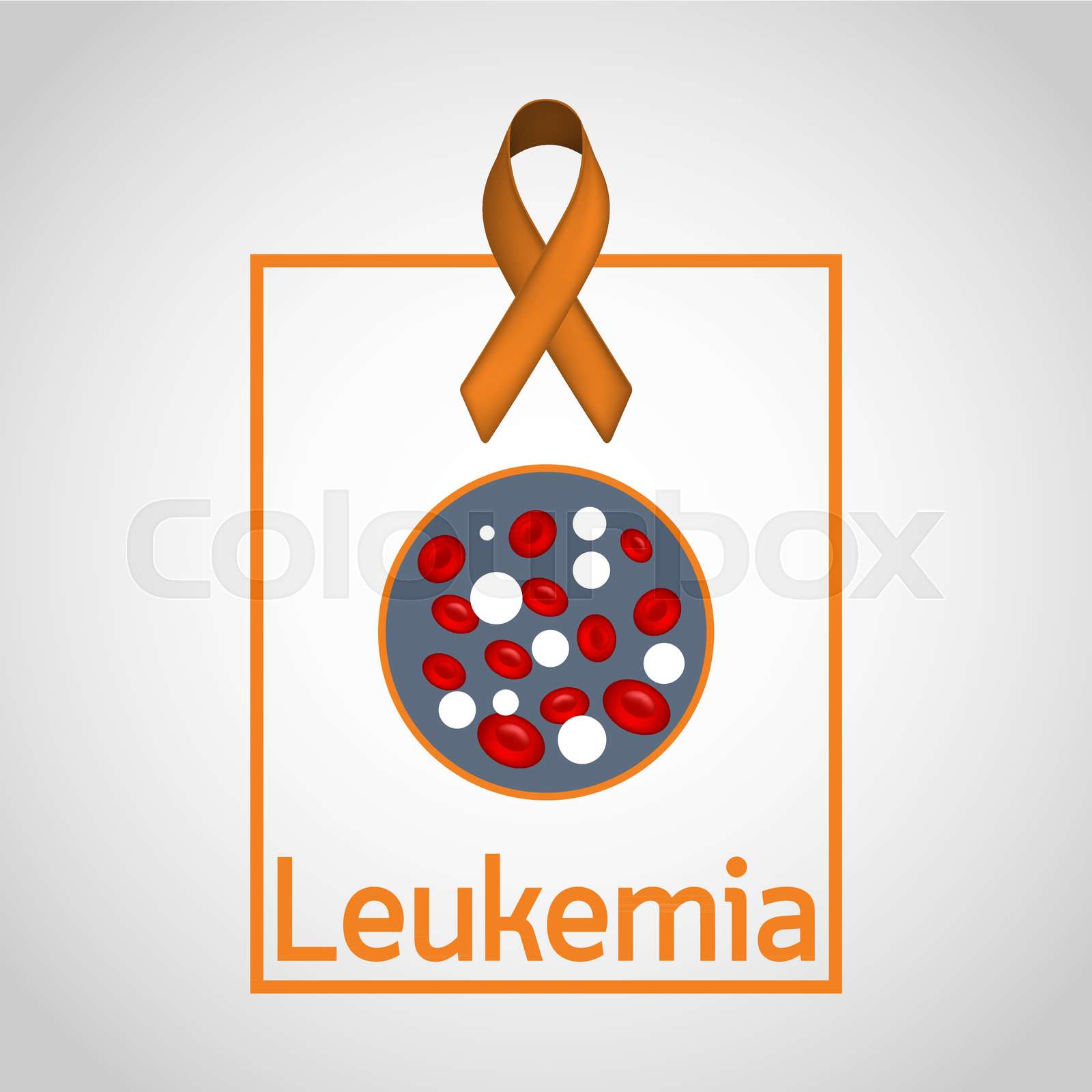 Leukemia vector icon illustration | Stock vector | Colourbox