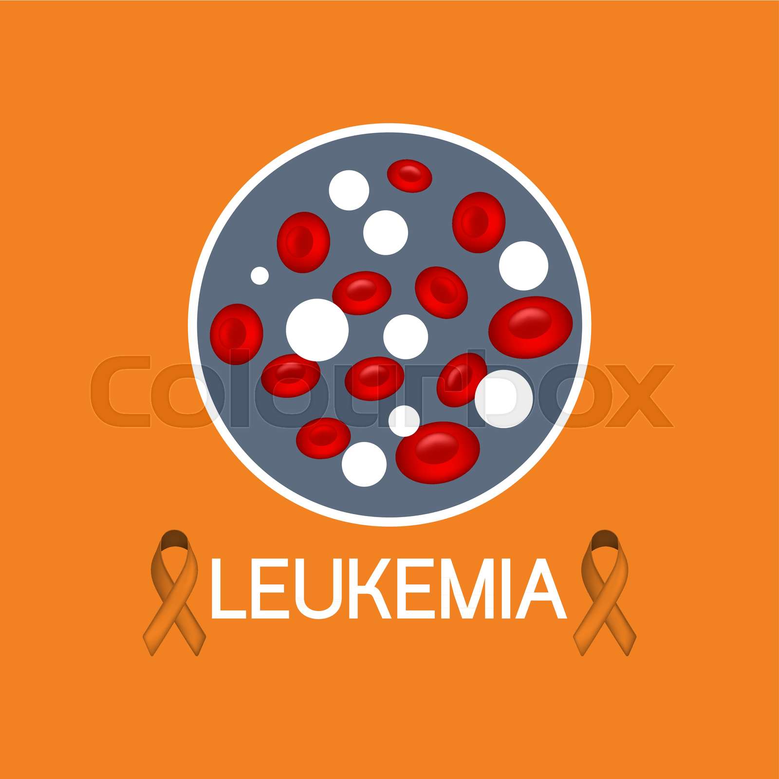 Leukemia vector icon illustration | Stock vector | Colourbox