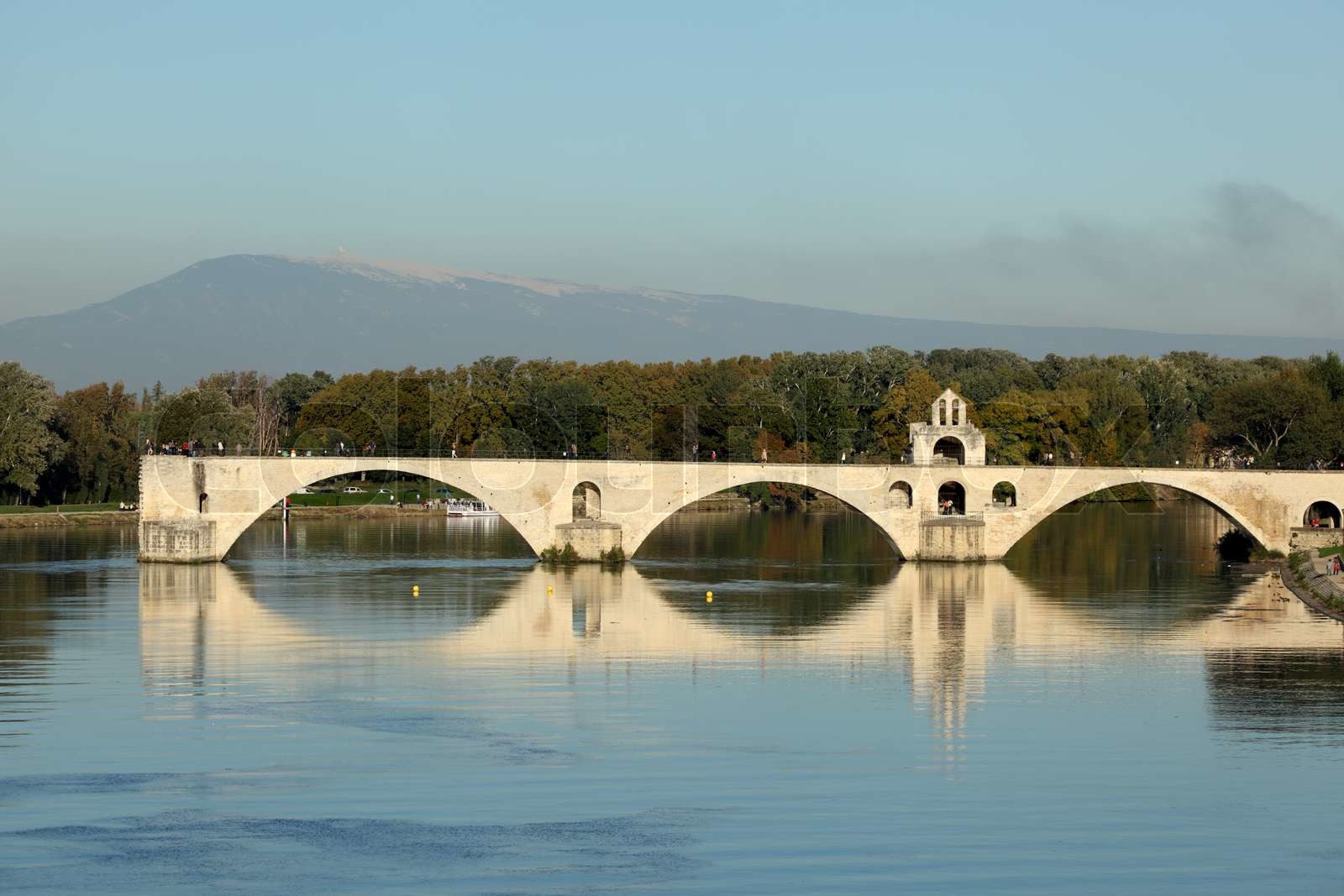 Pont d'Avignon - the famous medieval bridge in Avignon, France | Stock ...