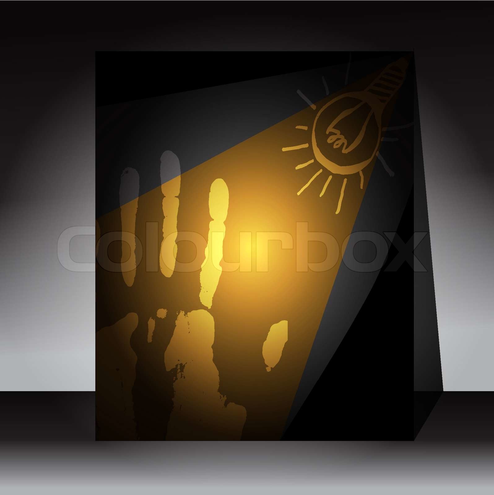 hand light | Stock vector | Colourbox