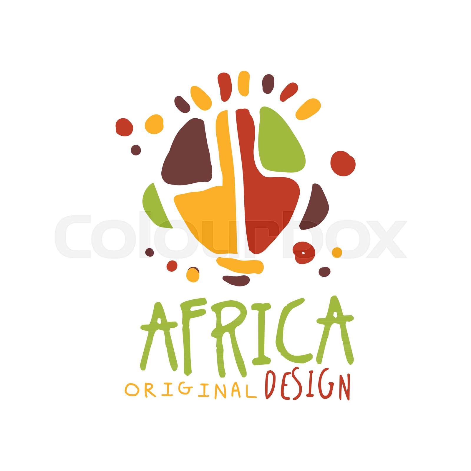Original african ethnic tribal logo | Stock vector | Colourbox