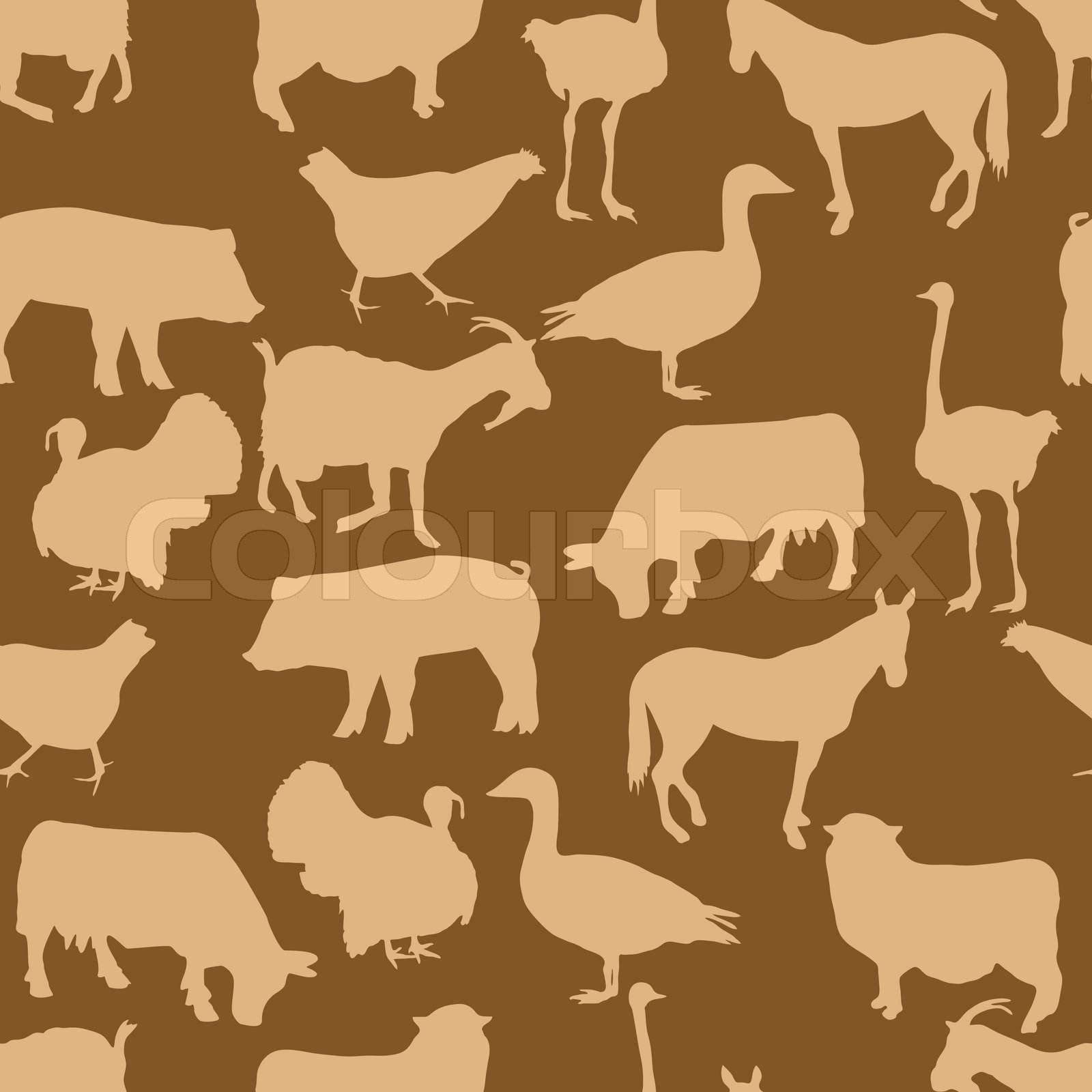 animals pattern | Stock vector | Colourbox