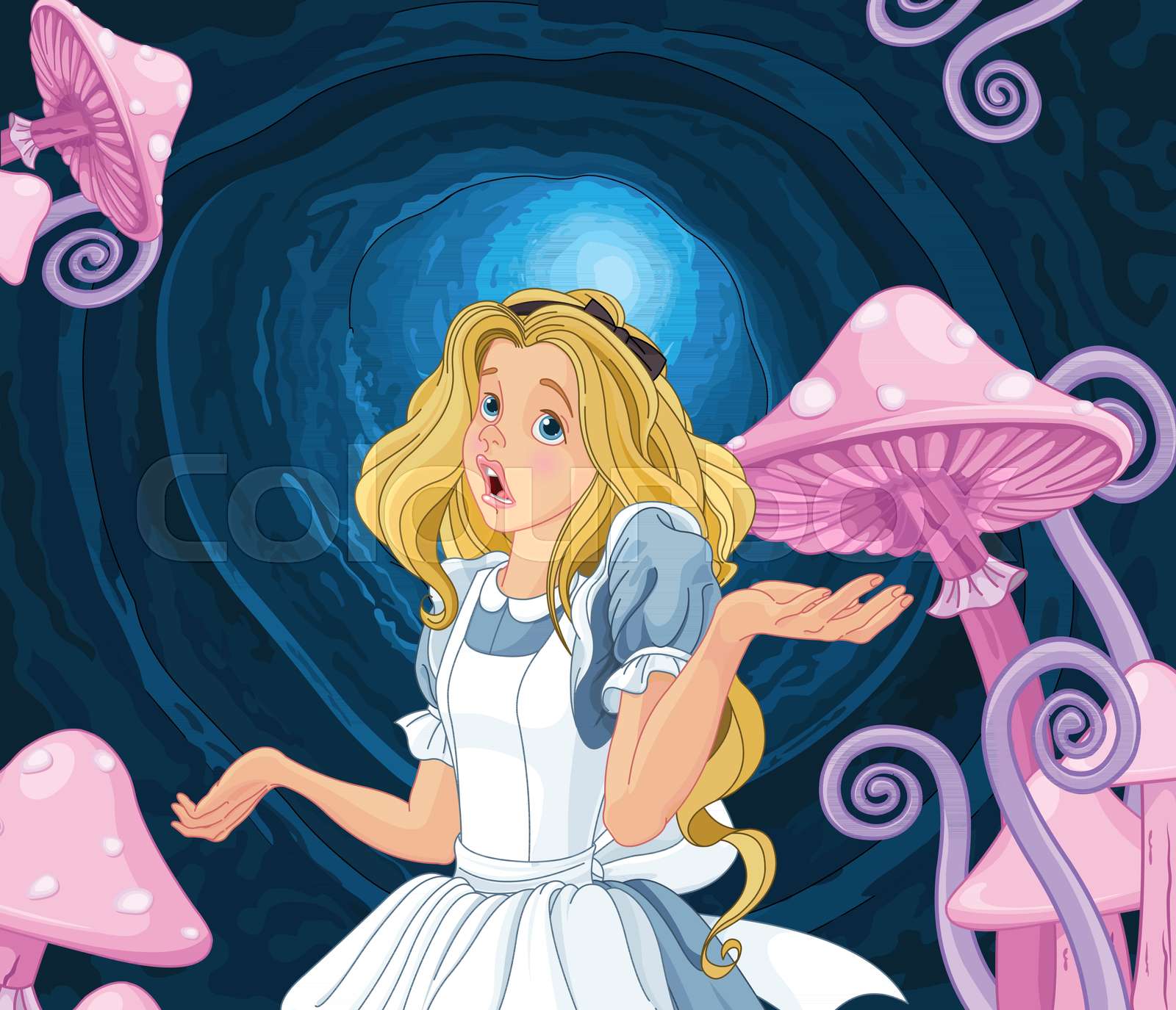 Alice Extremely Confused | Stock vector | Colourbox