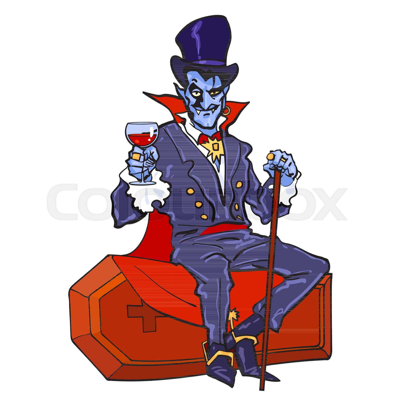 Count Dracula. | Stock vector | Colourbox