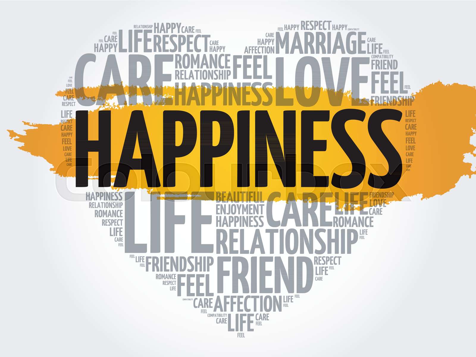 Happiness word cloud collage | Stock vector | Colourbox Happiness word cloud collage | Stock vector | Colourbox