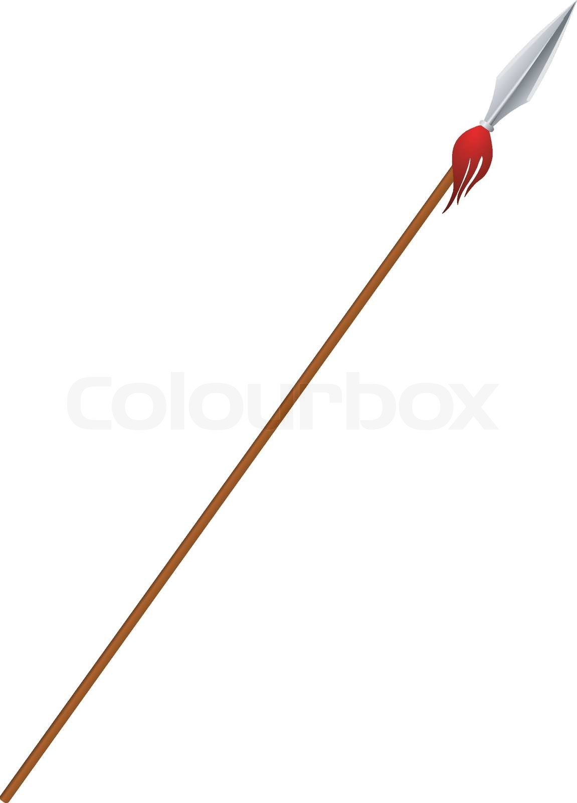 Spear. vector | Stock vector | Colourbox