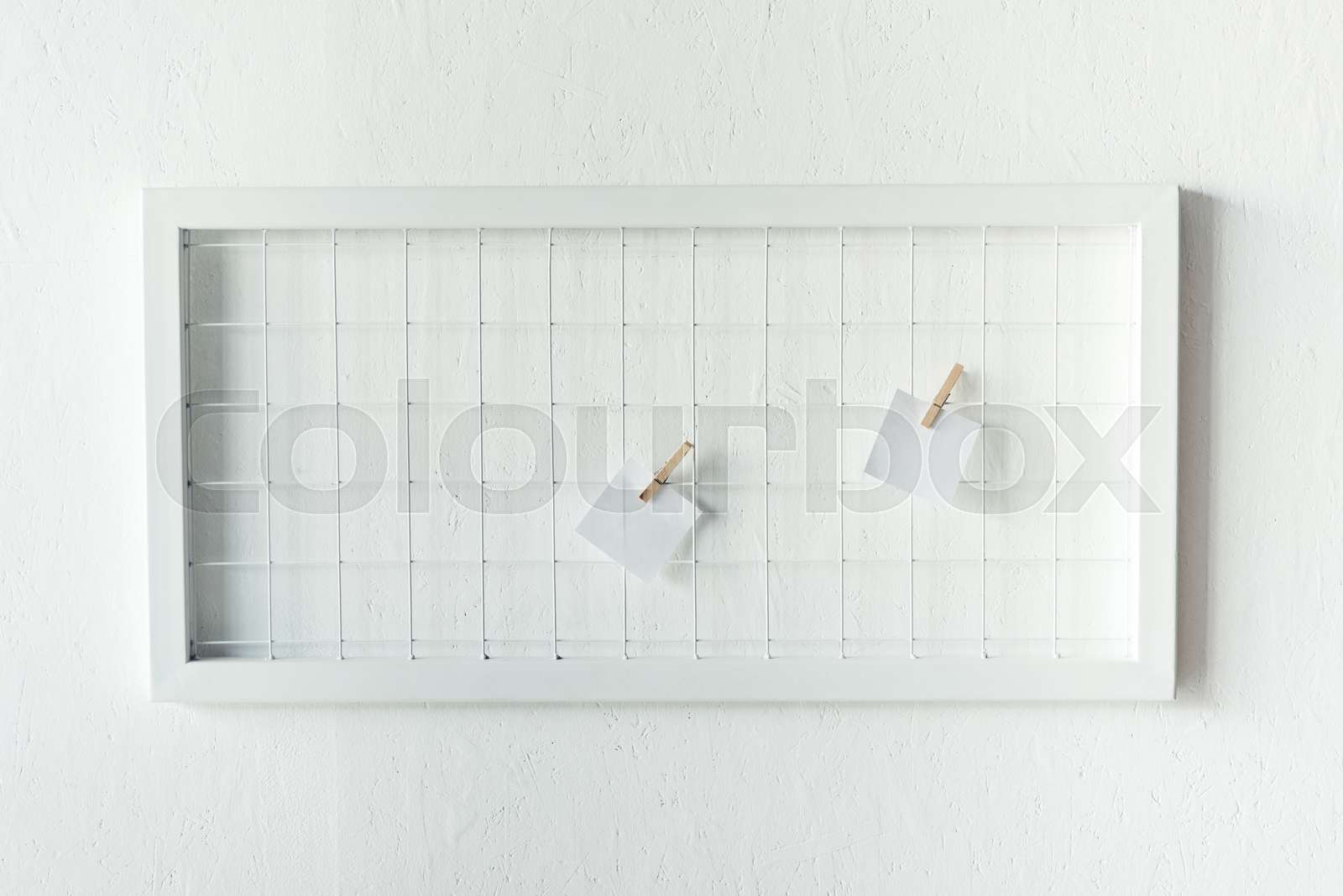 empty notes on board | Stock image | Colourbox