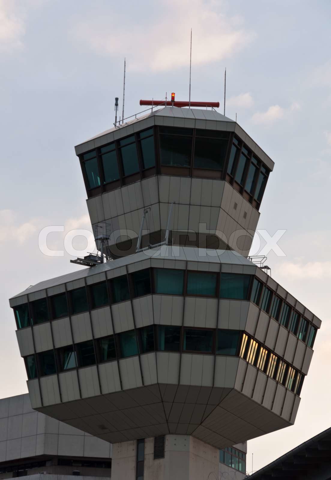 Closeup der Tower am Flughafen Berlin Tegel , Deutschland | Stock Bild ...