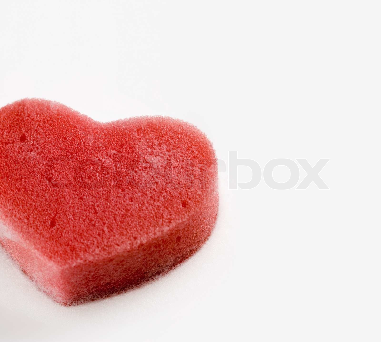 Heart sponge | Stock image | Colourbox