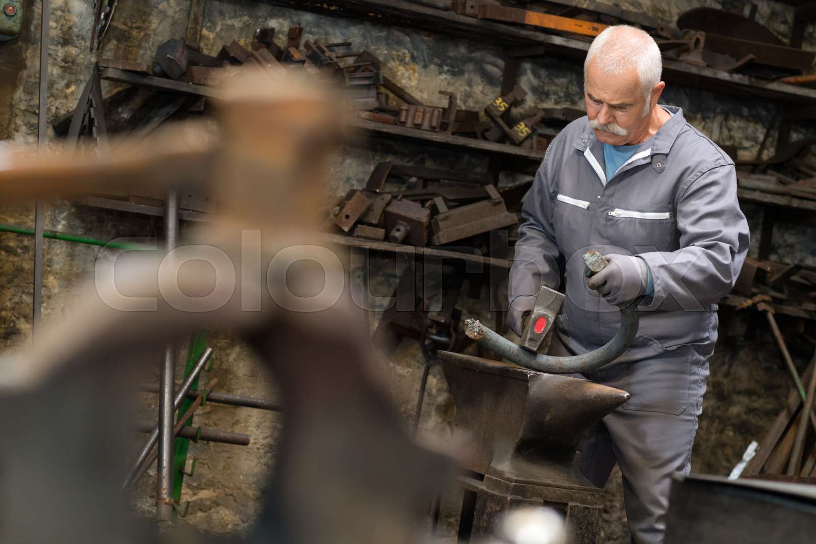 blacksmith at work | Stock image | Colourbox