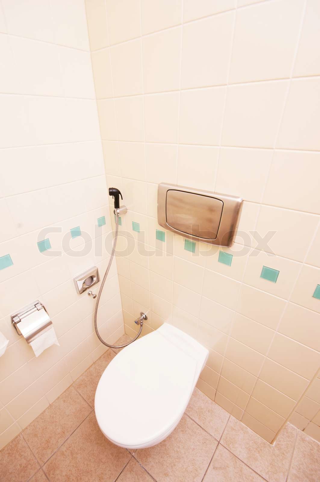 Toilet in the modern bathroom | Stock image | Colourbox